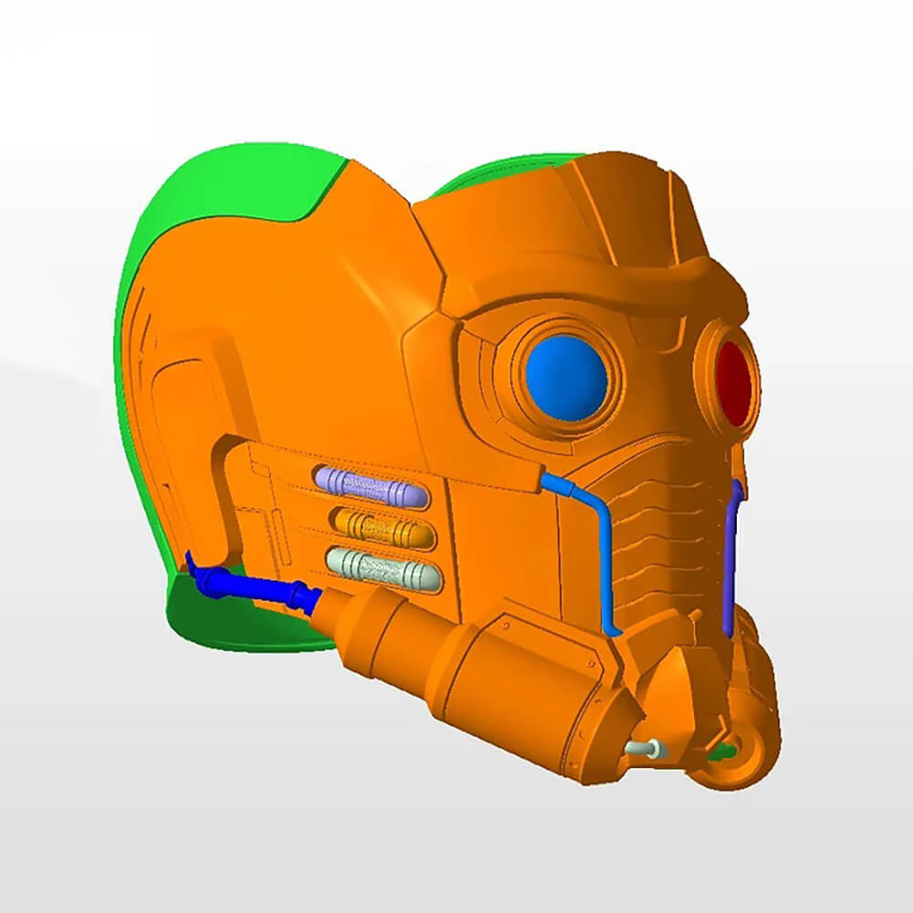 Star Lord Helmet Star-Lord Guardians of The Galaxy 3D Print Model by ...