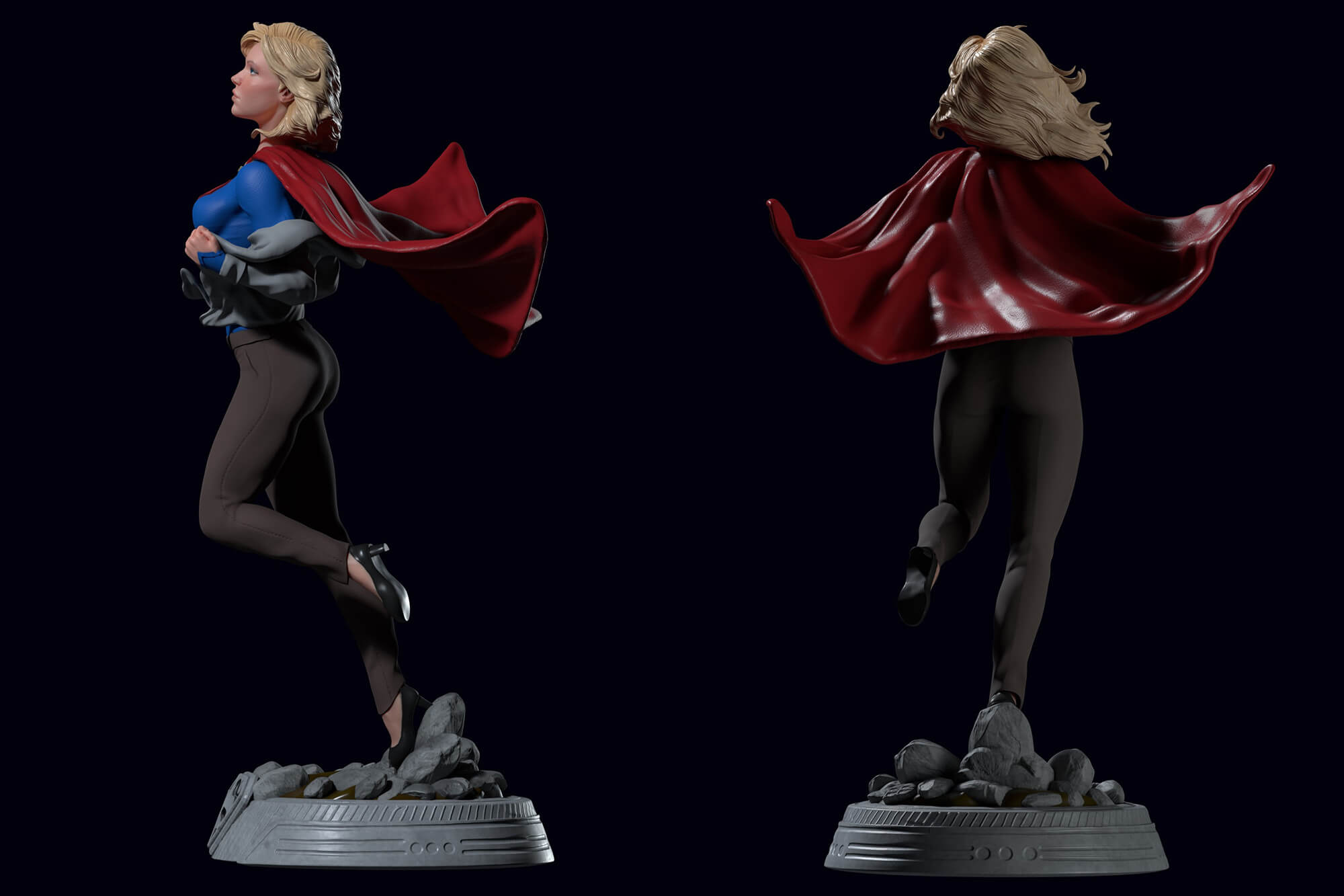 Supergirl - 3D Model by dawnhurt