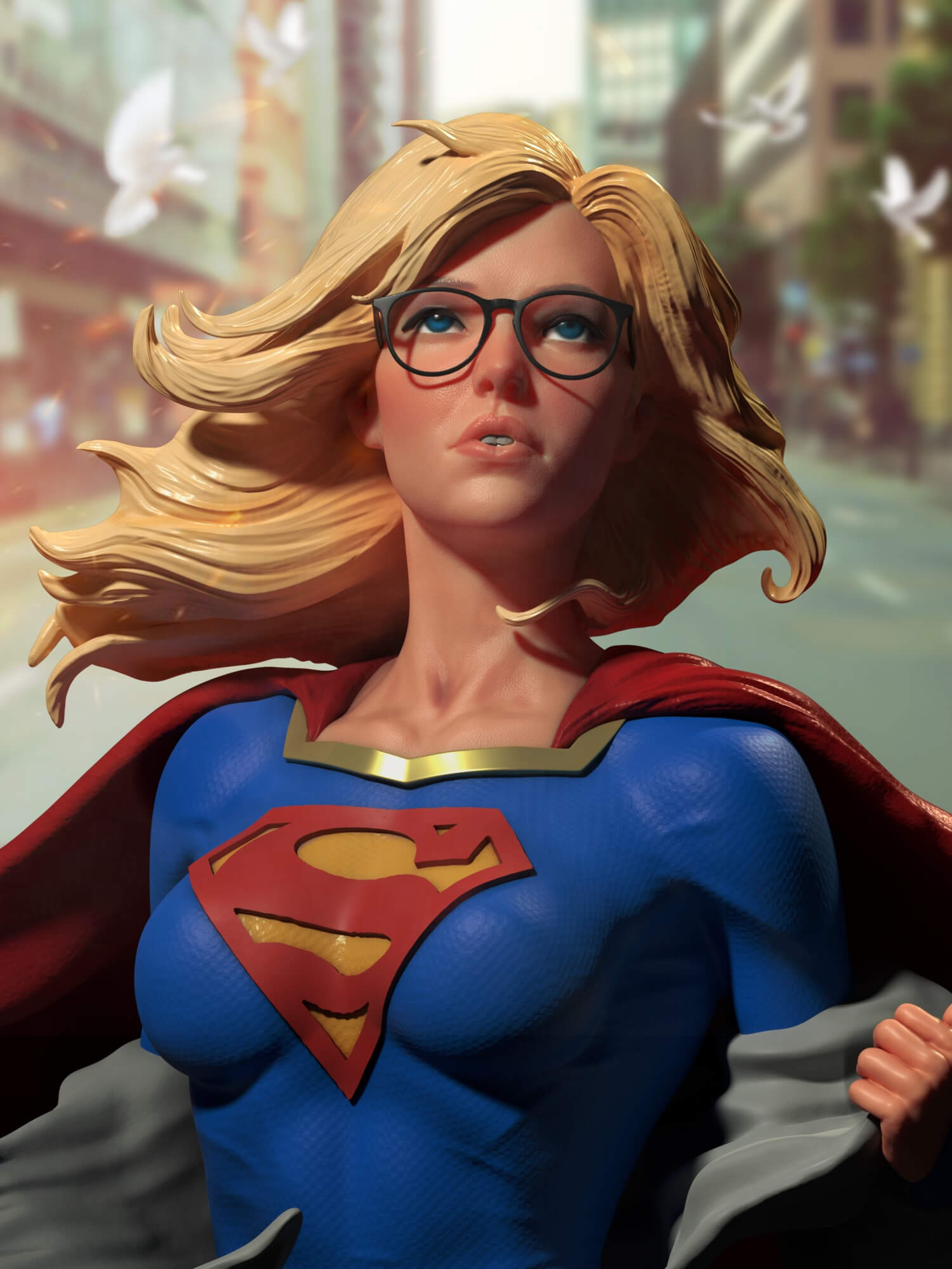 Supergirl - 3D Model by dawnhurt