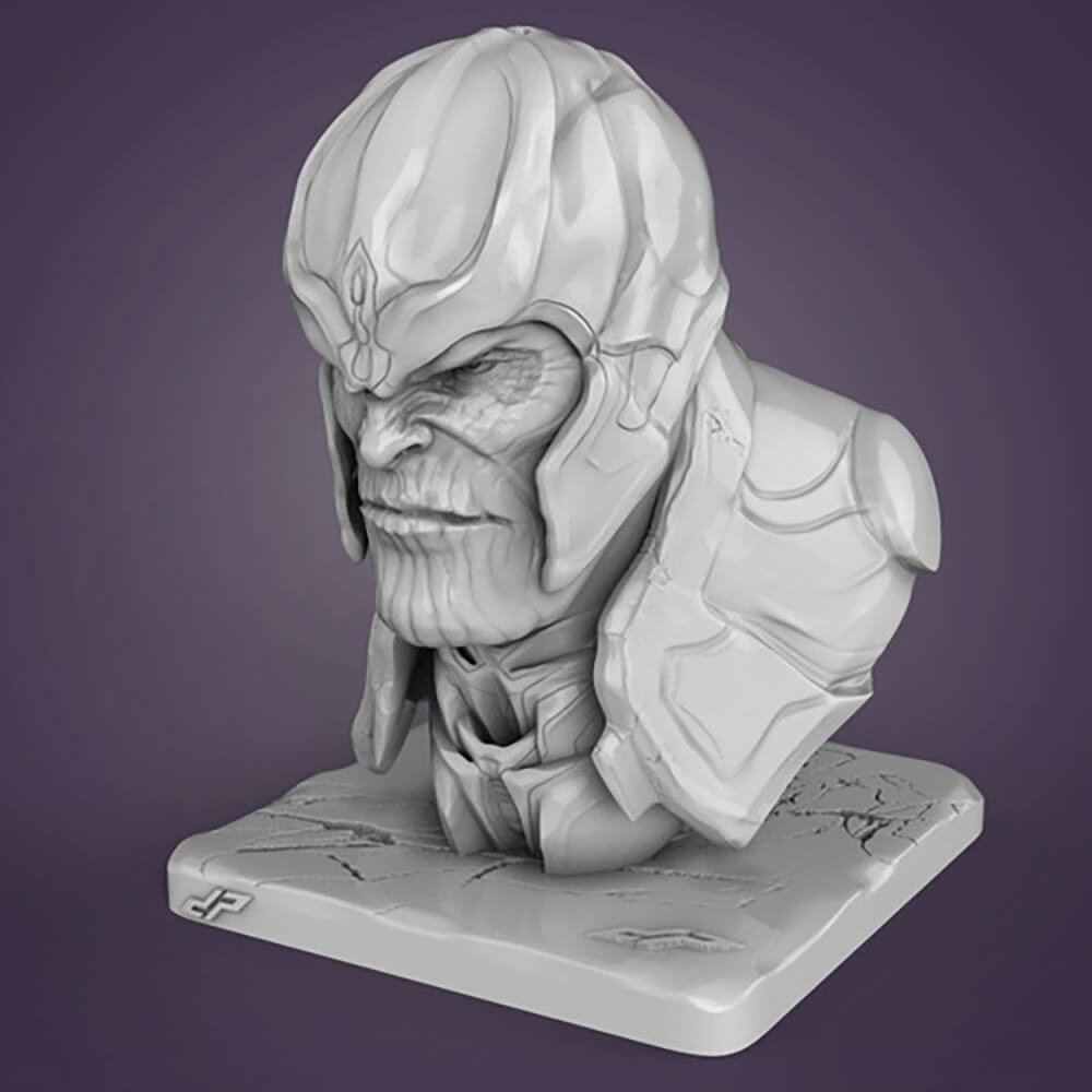 Thanos Endgame Bust - 3D Model by dawnhurt