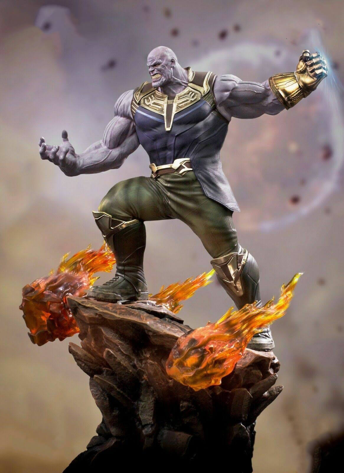 Thanos Endgame Figurines - 3D Model by dawnhurt