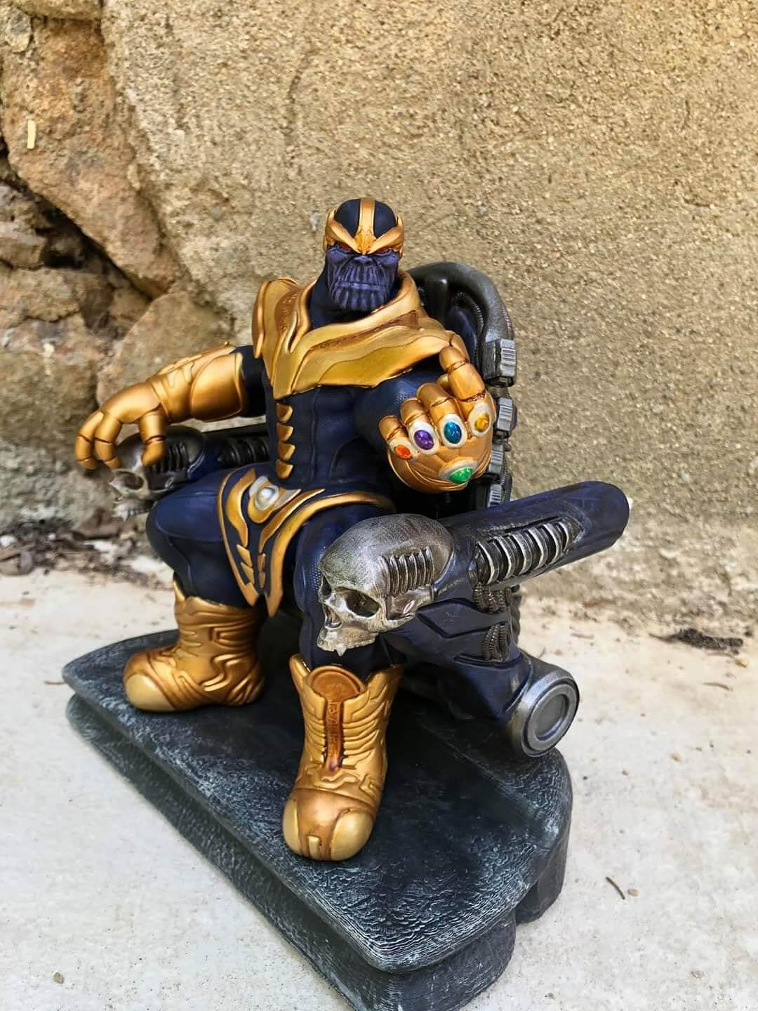 Thanos on Throne - 3D Model by dawnhurt