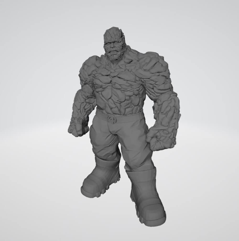 The Thing Marvel Statue - 3D Model by dawnhurt