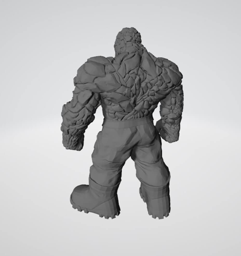 The Thing Marvel Statue - 3D Model by dawnhurt