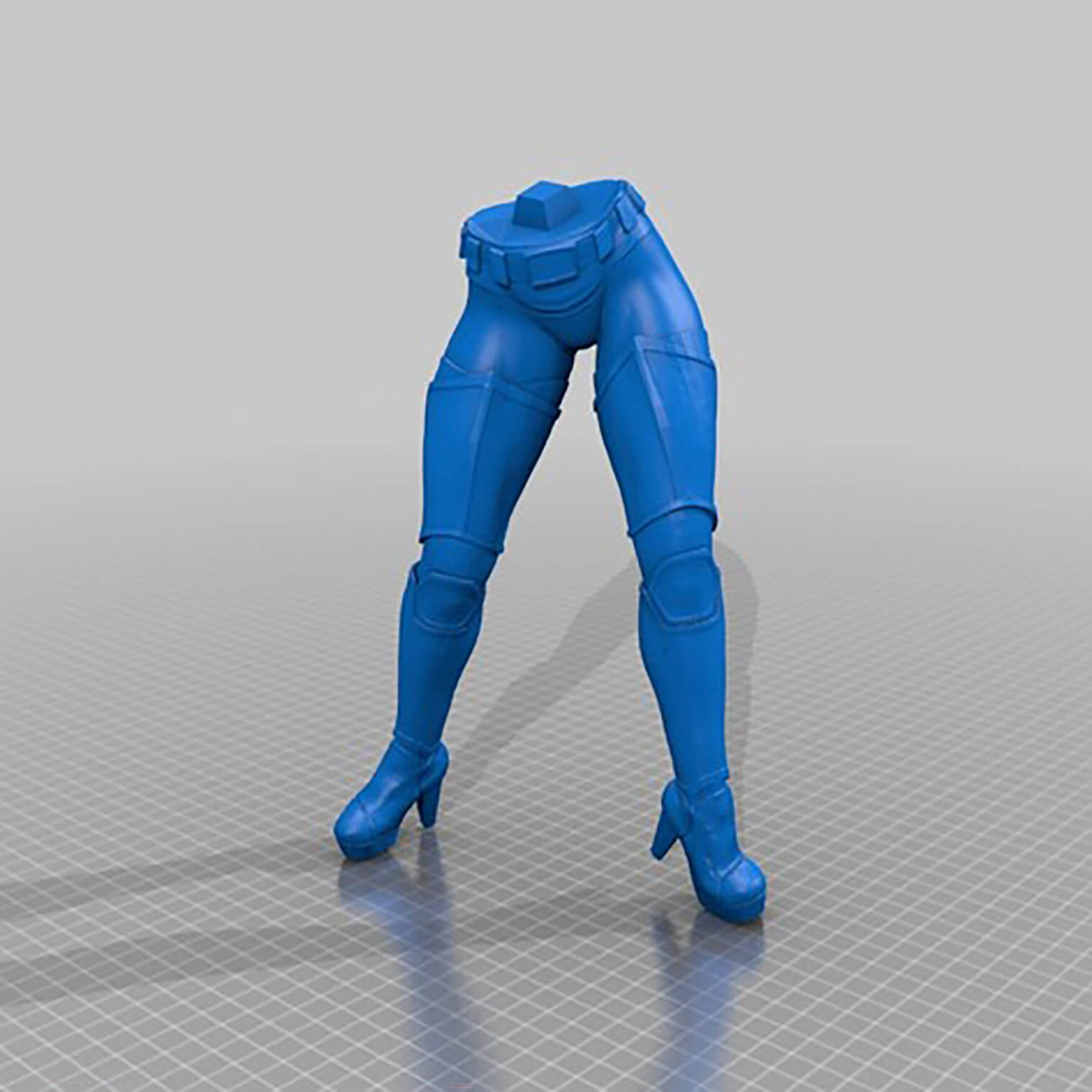 Women Space Trooper Statue - 3D Model by dawnhurt