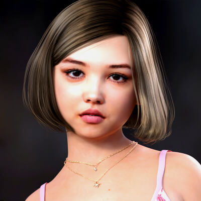 Kk Grace Character for Genesis 8.1 Female - Free Daz Content by melovephoto