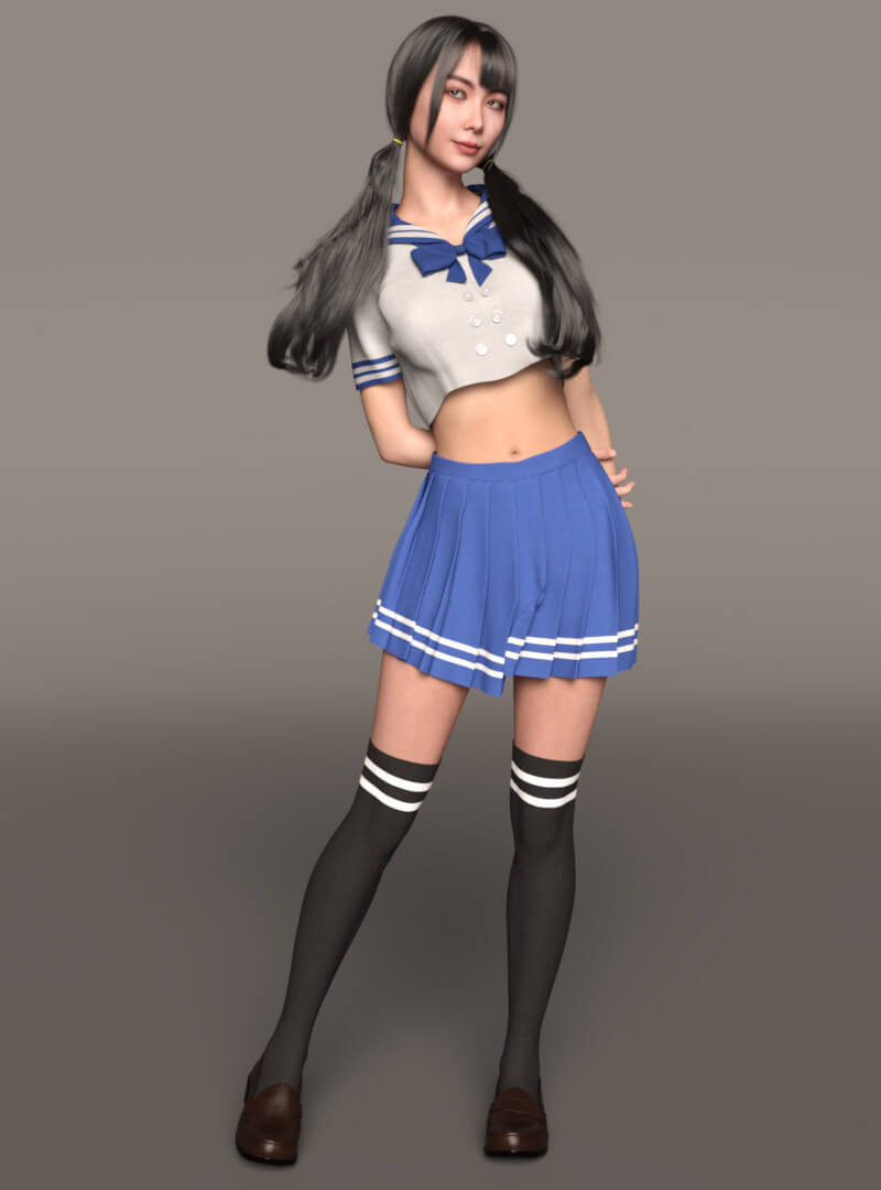 DY Gu for G8F - Daz Content by DaYin