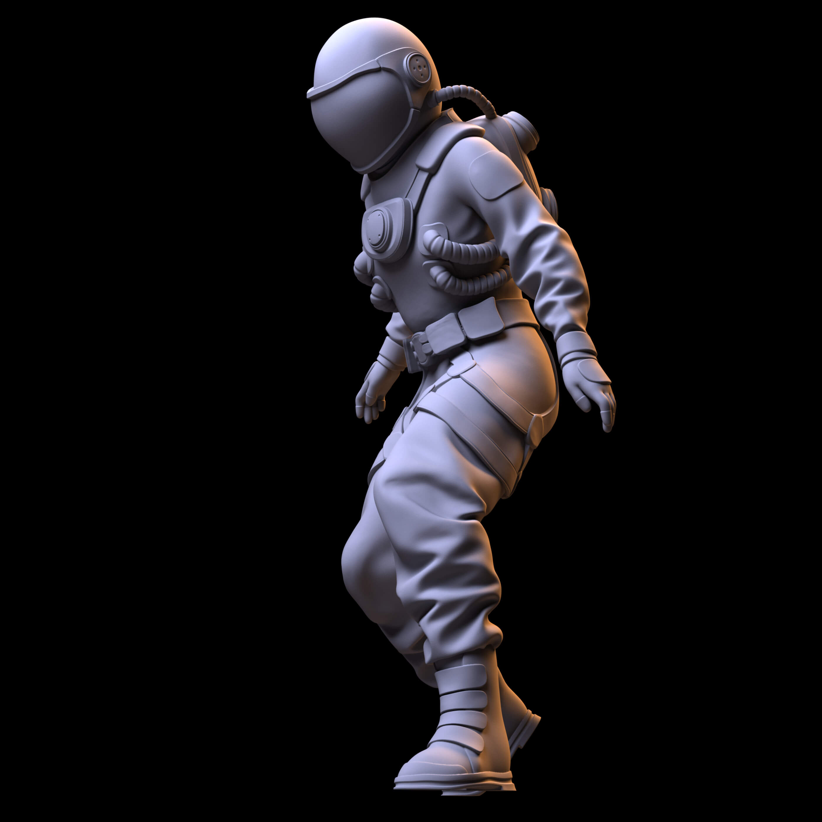 Astronaut - 3D Model by daz4ren