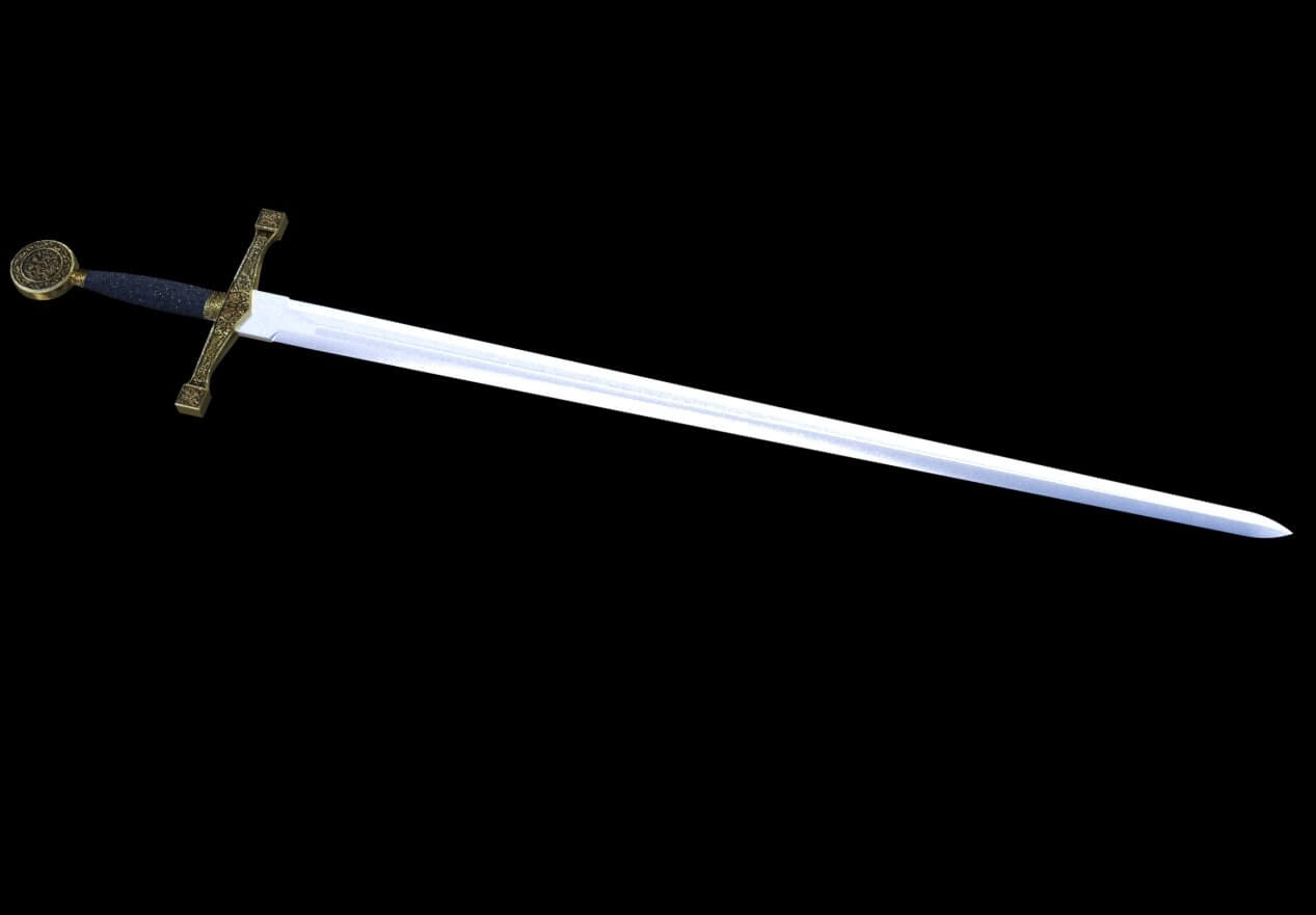 Excalibur Sword - Free 3D Model by dazinbane