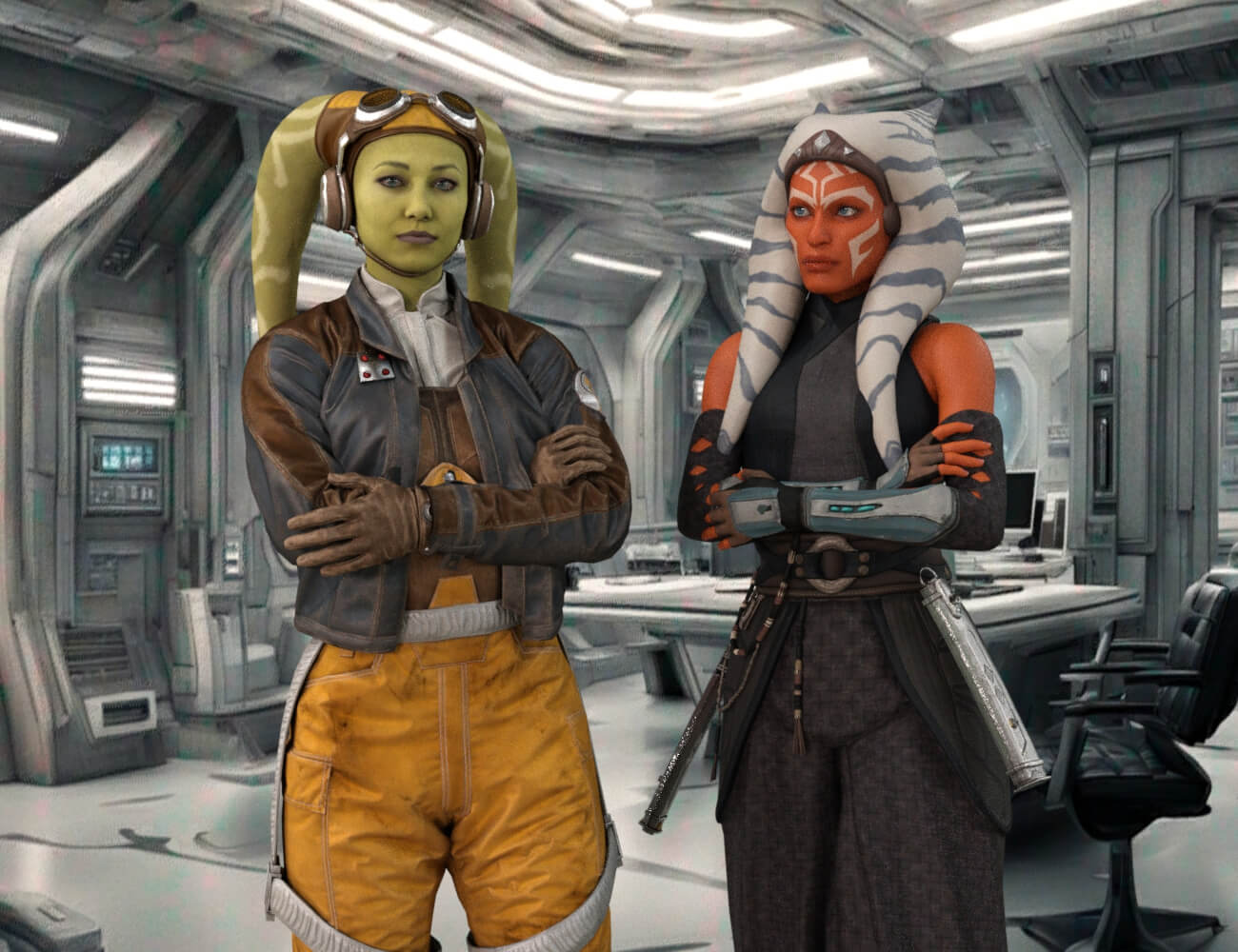 Ahsoka images 3D Render, Digital Art by dazinbane