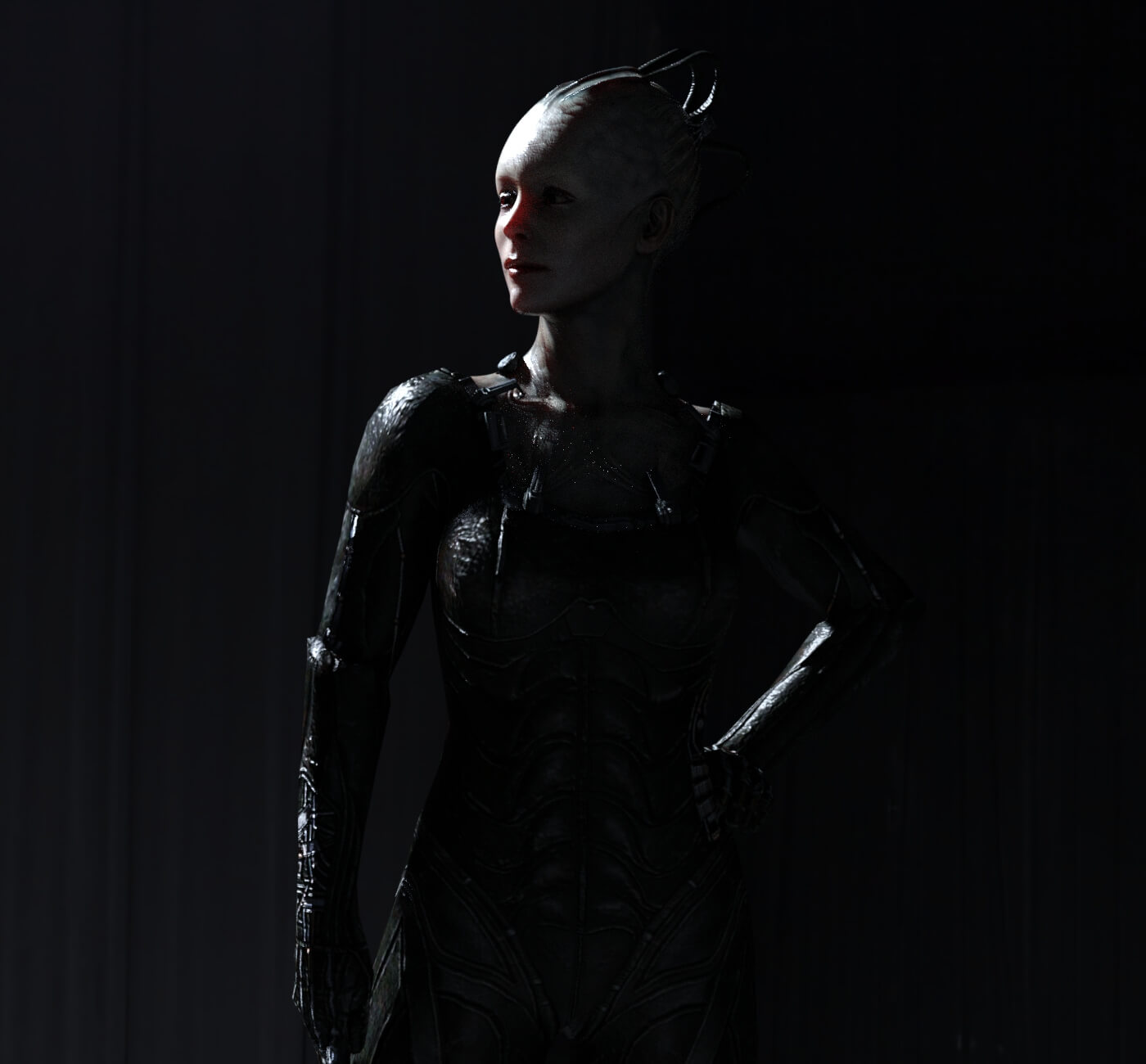 Boeg Queen 3D Render, Digital Art by dazinbane