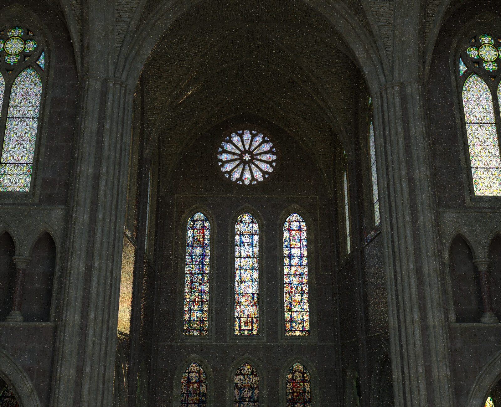 New Cathedral 3D Render, Digital Art by dazinbane