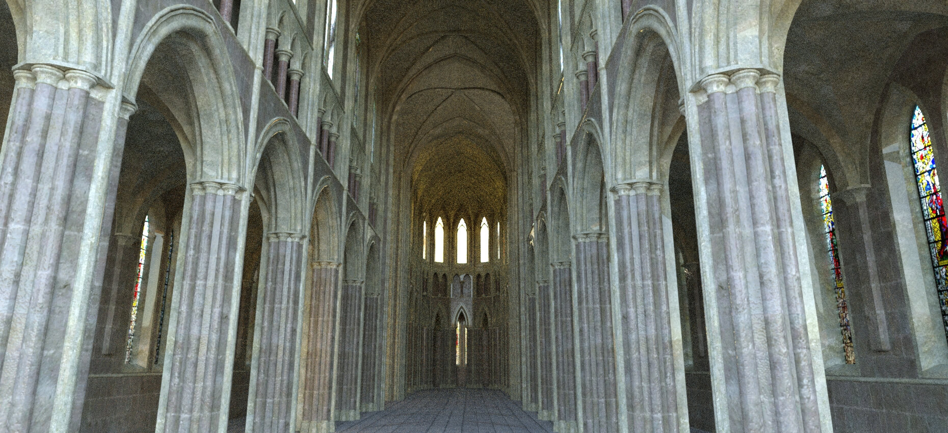 New Cathedral 3D Render, Digital Art by dazinbane