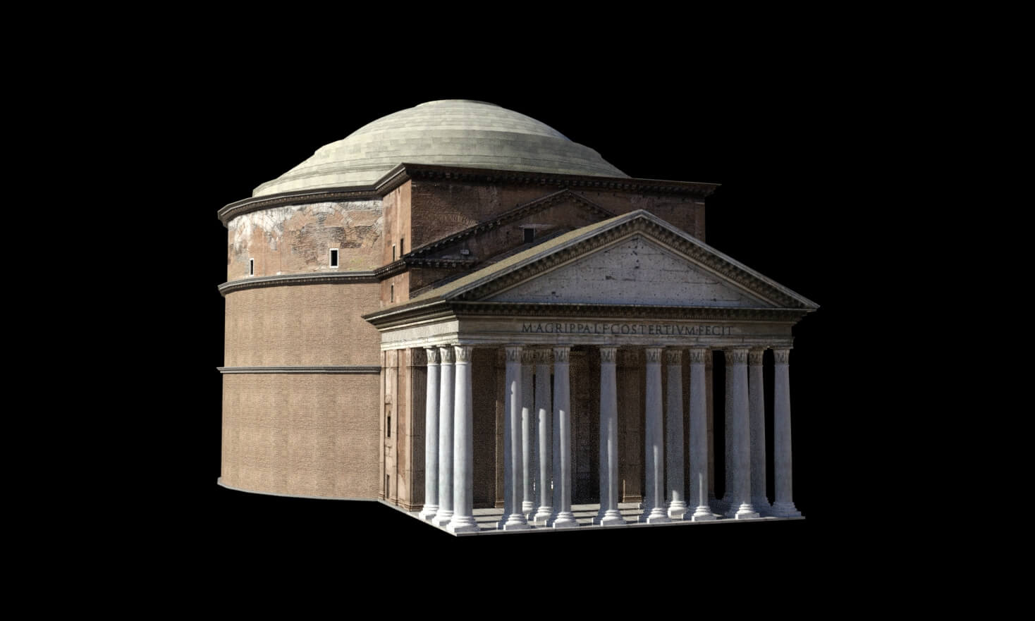 Pantheon 3D Render, Digital Art by dazinbane