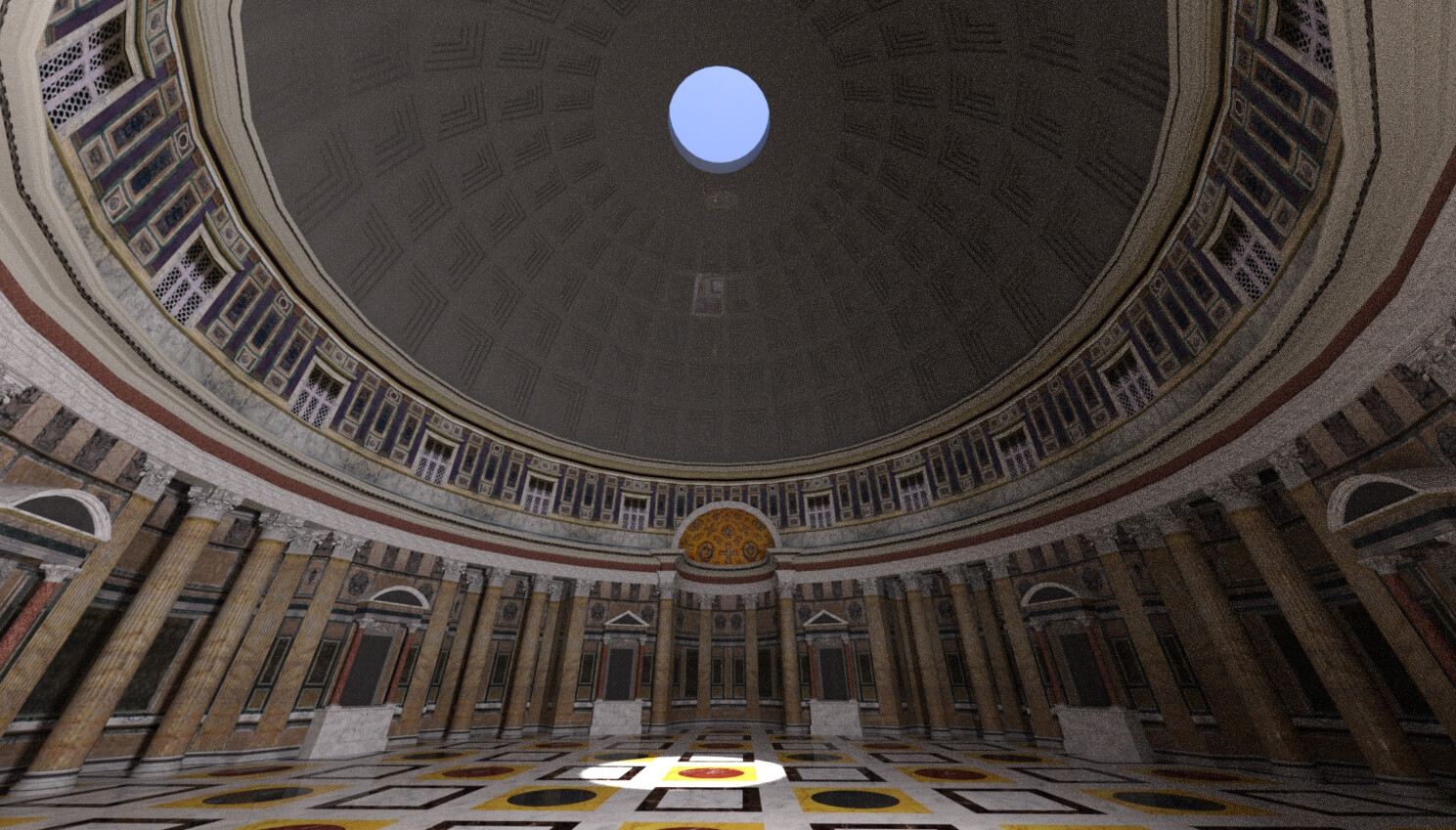 Pantheon 3D Render, Digital Art by dazinbane