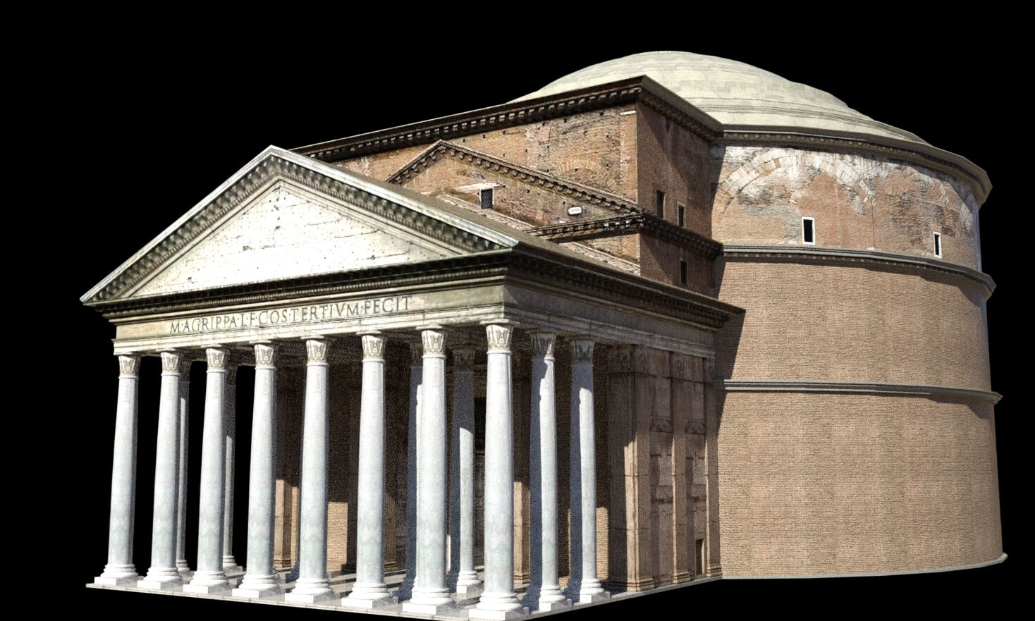 Pantheon 3D Render, Digital Art by dazinbane