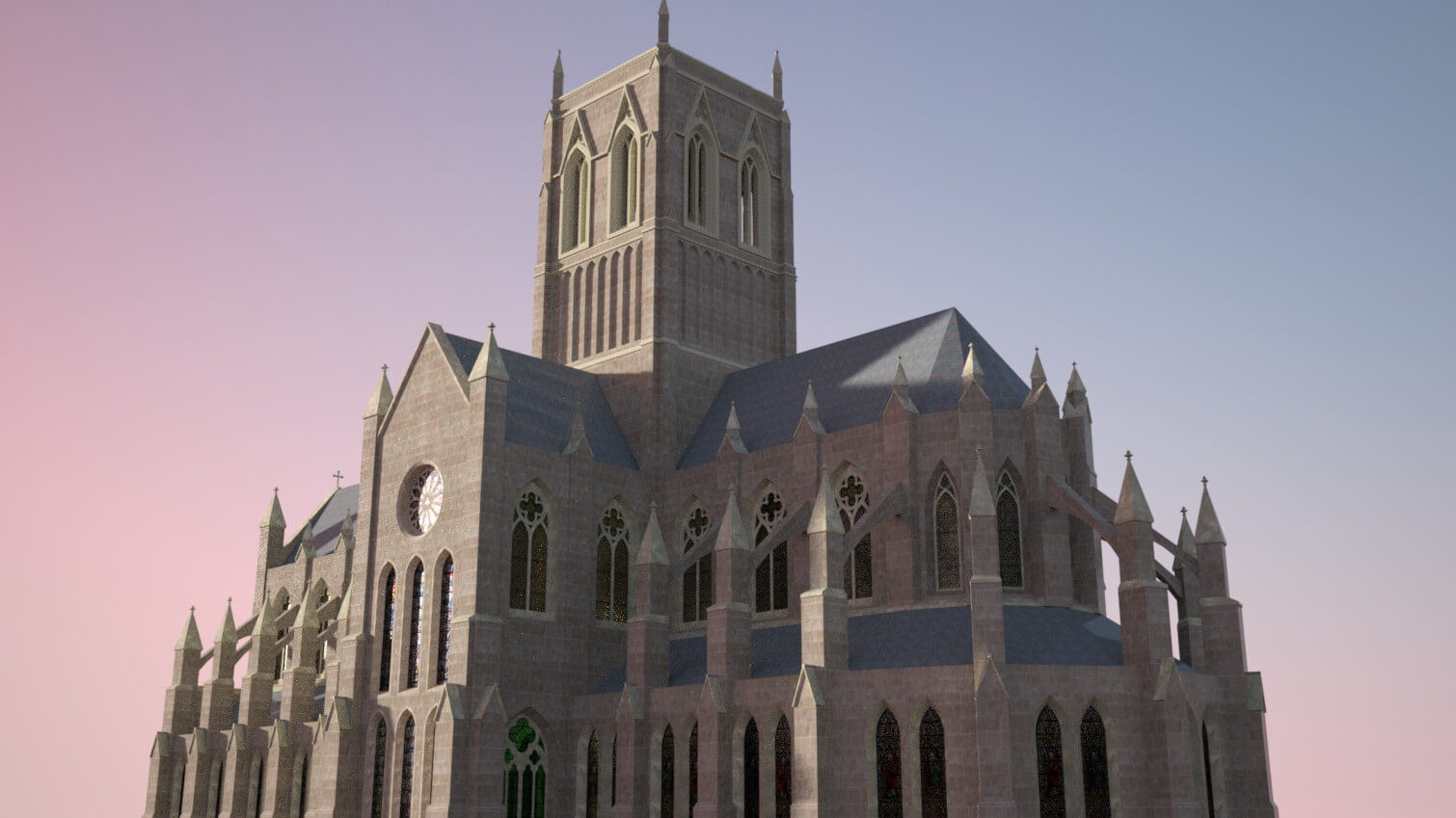 New Cathedral - 3D Model by dazinbane