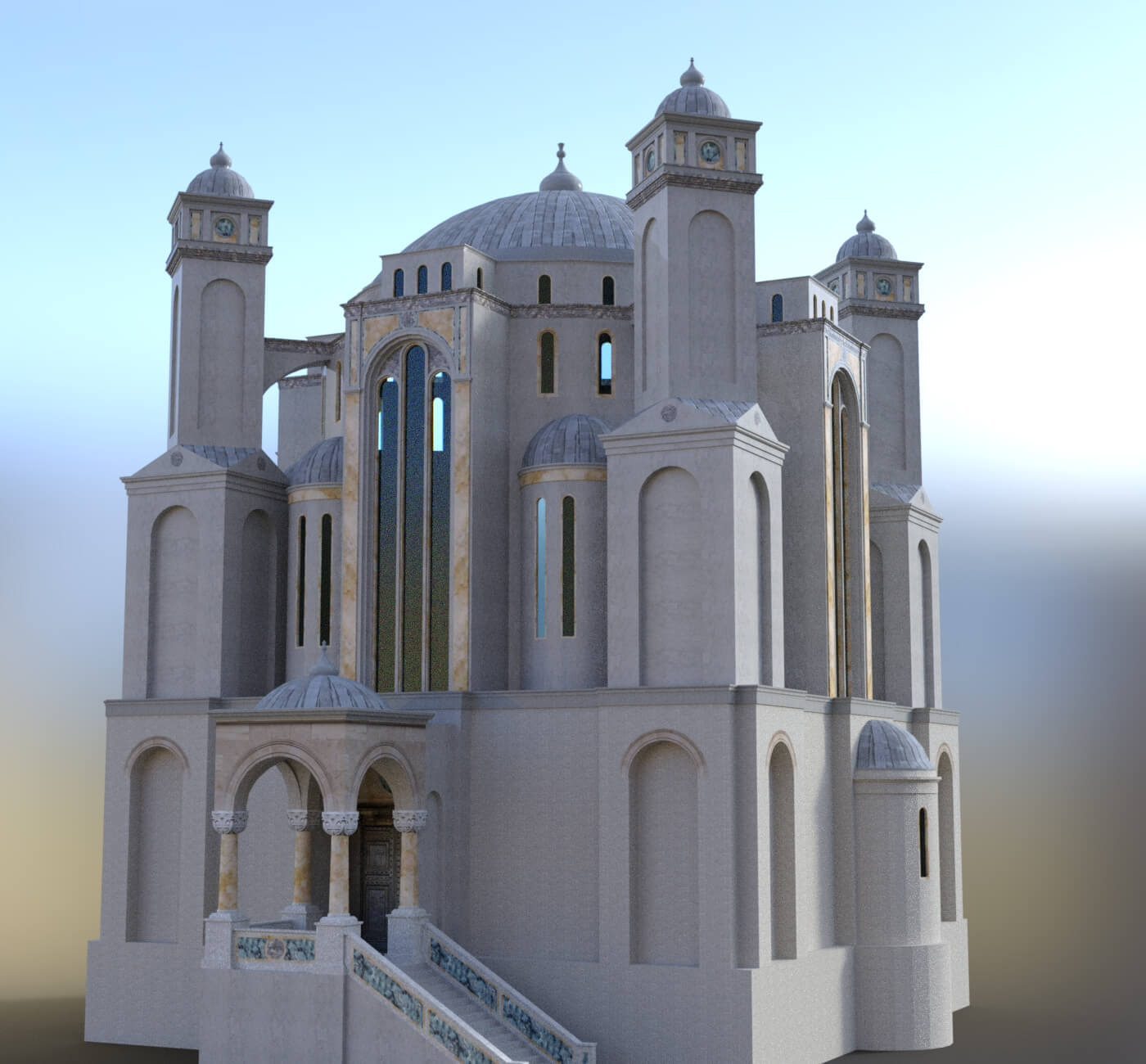 New Citadel Byzantine Style - 3D Model by dazinbane