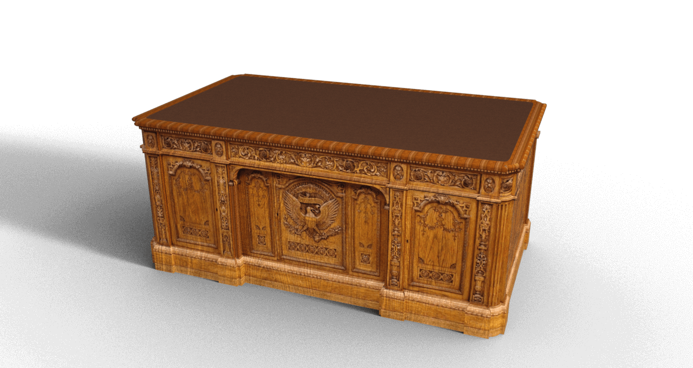Resolute Desk - Free 3D Model by dazinbane