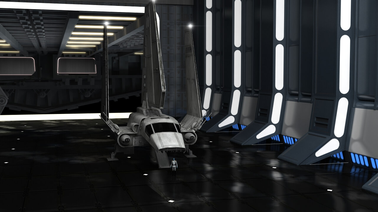 Star Wars Imperial Shuttle - Free 3D Model by dazinbane