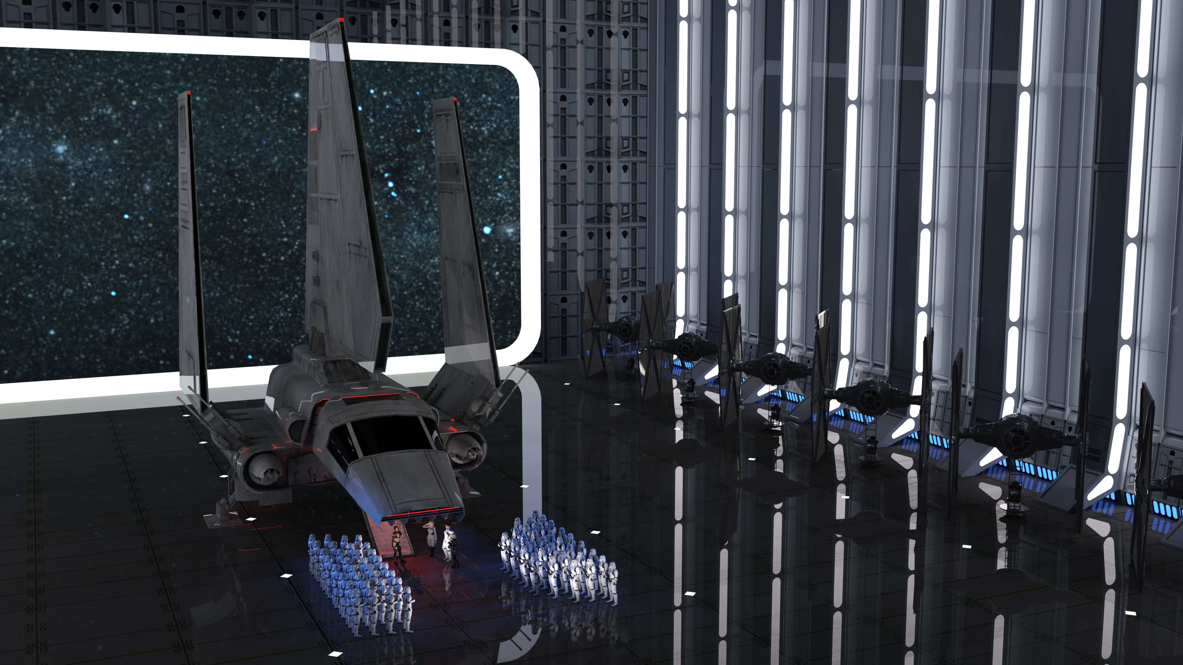 Star Wars Imperial Shuttle - Free 3D Model by dazinbane