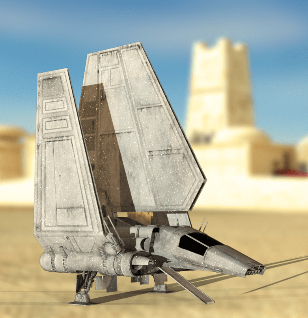 Star Wars Imperial Shuttle - Free 3D Model by dazinbane
