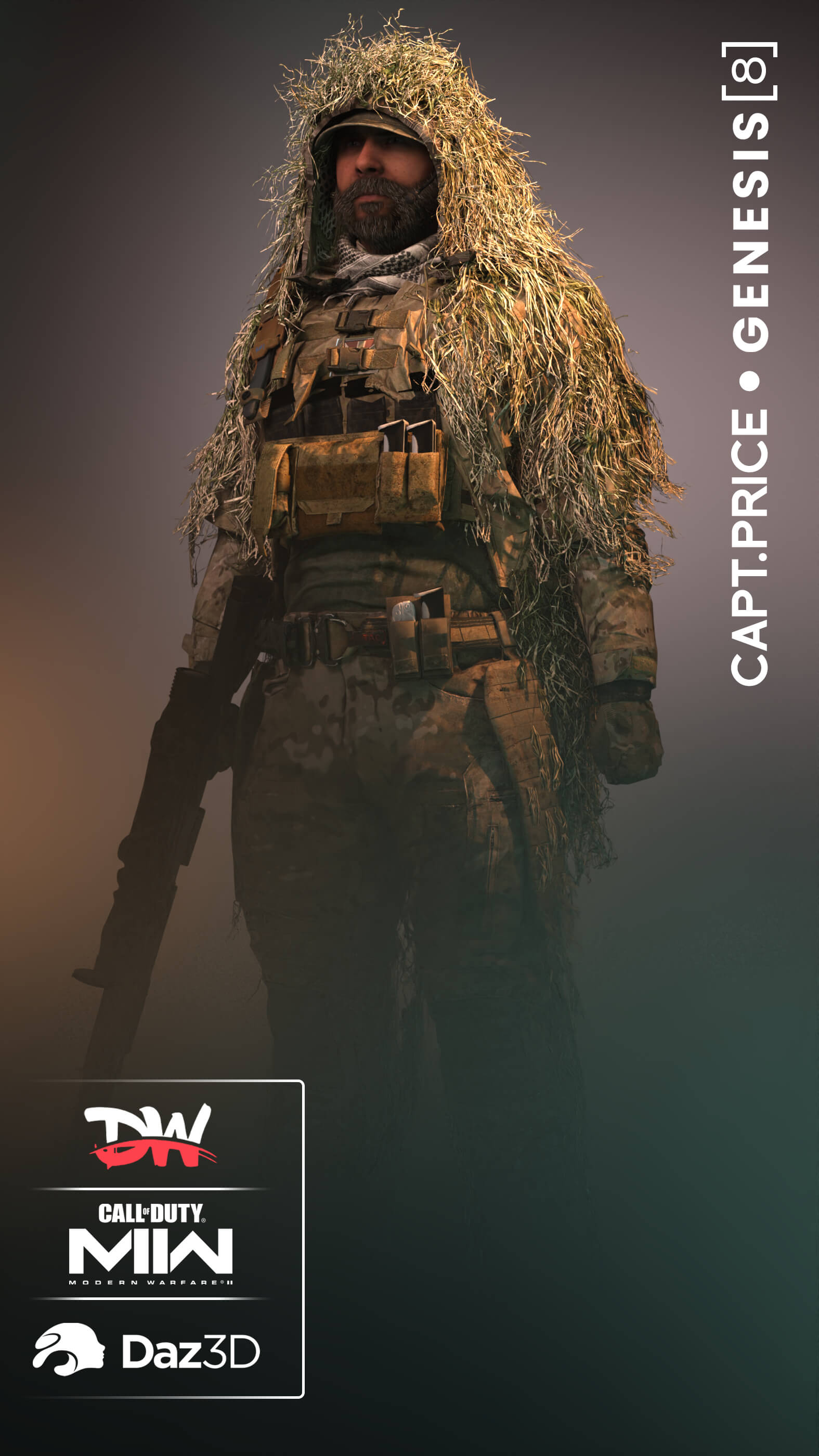 Call of Duty COD Mw 2 Captain Price DAZ G8M V3 by DazWraps