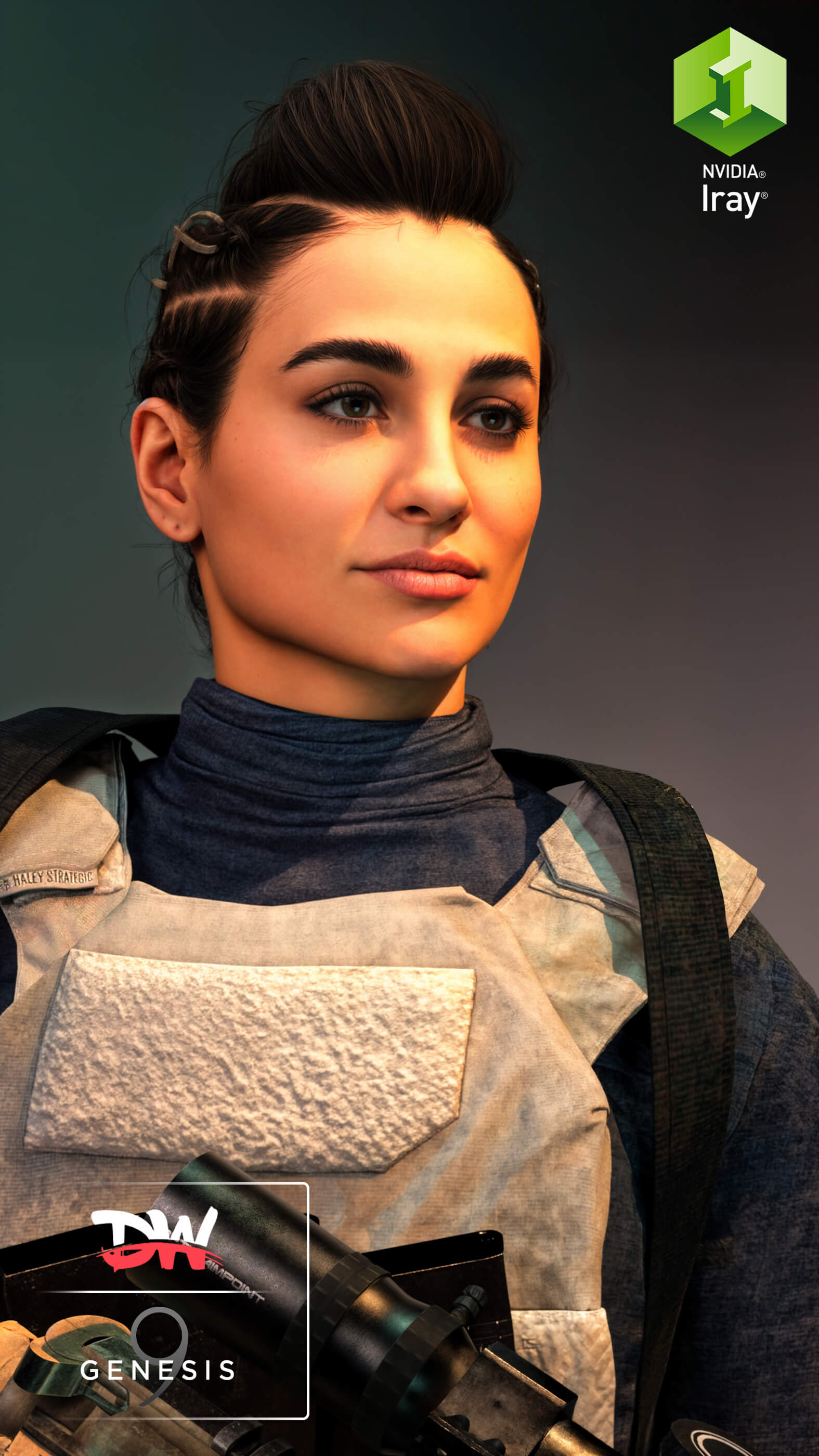 Call of Duty COD MW2 Mila DAZ Genesis 9 Female by DazWraps