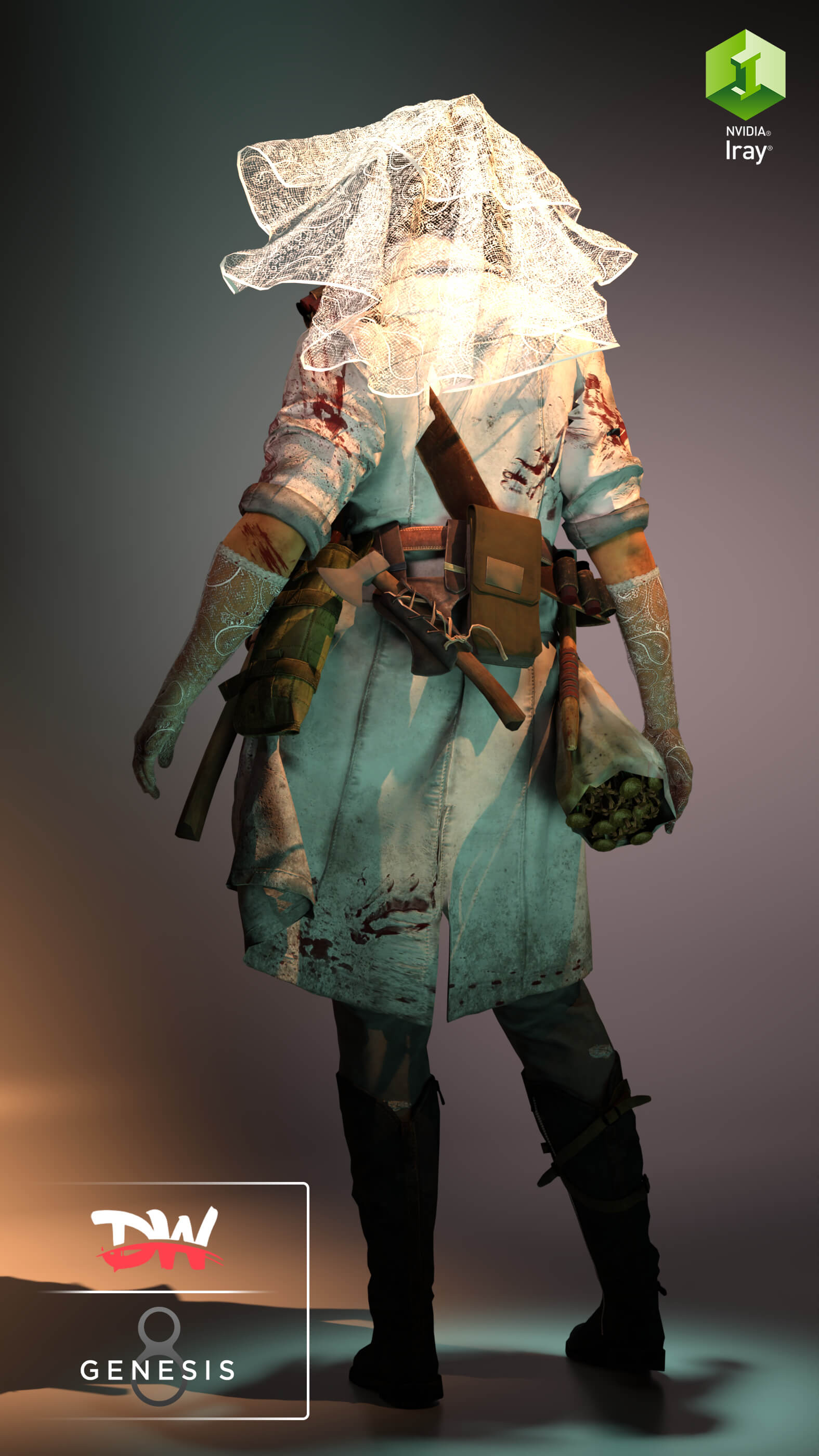 Call of Duty Cold War Samantha DAZ Genesis 8 Female by DazWraps