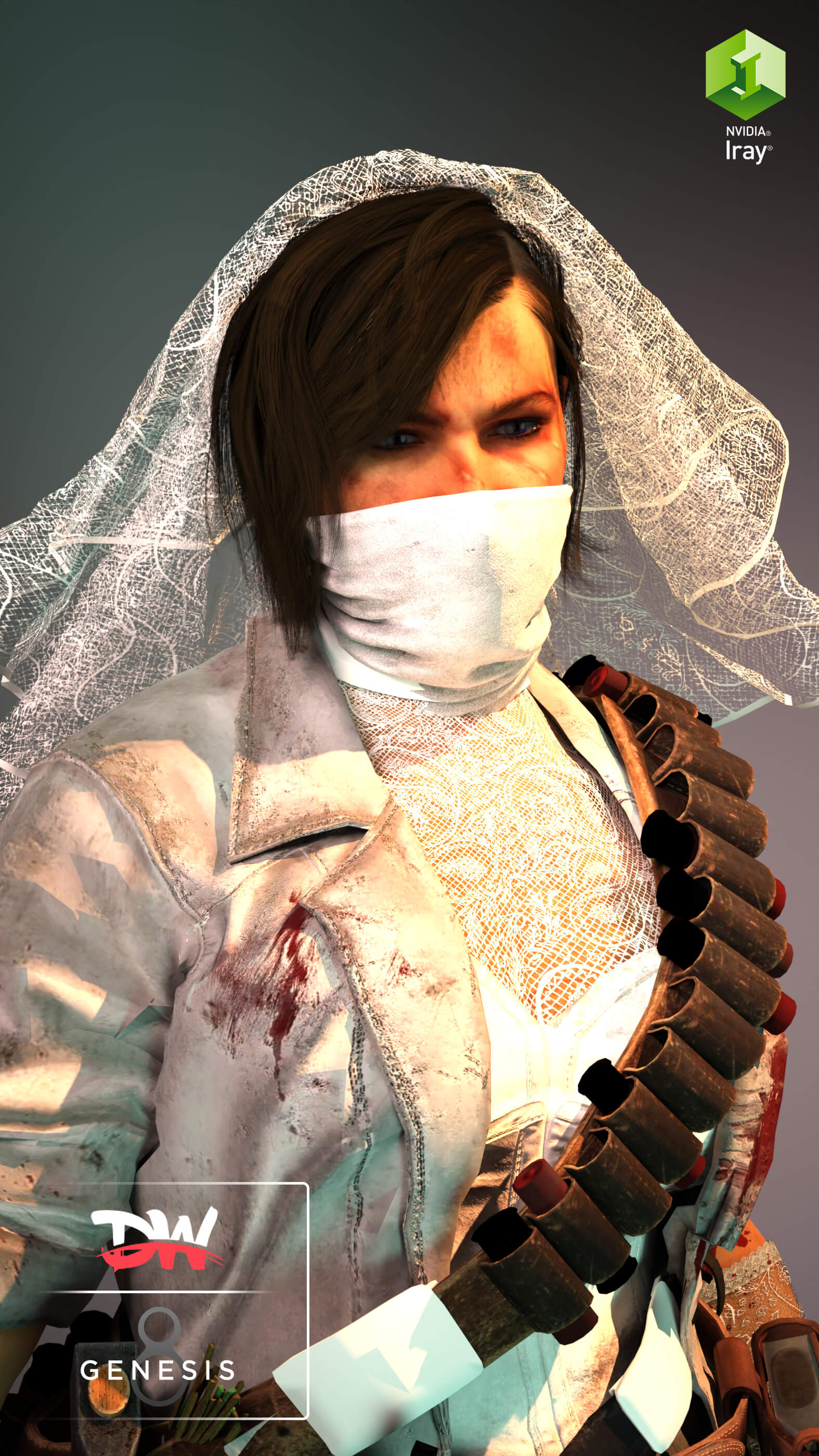 Call of Duty Cold War Samantha DAZ Genesis 8 Female by DazWraps