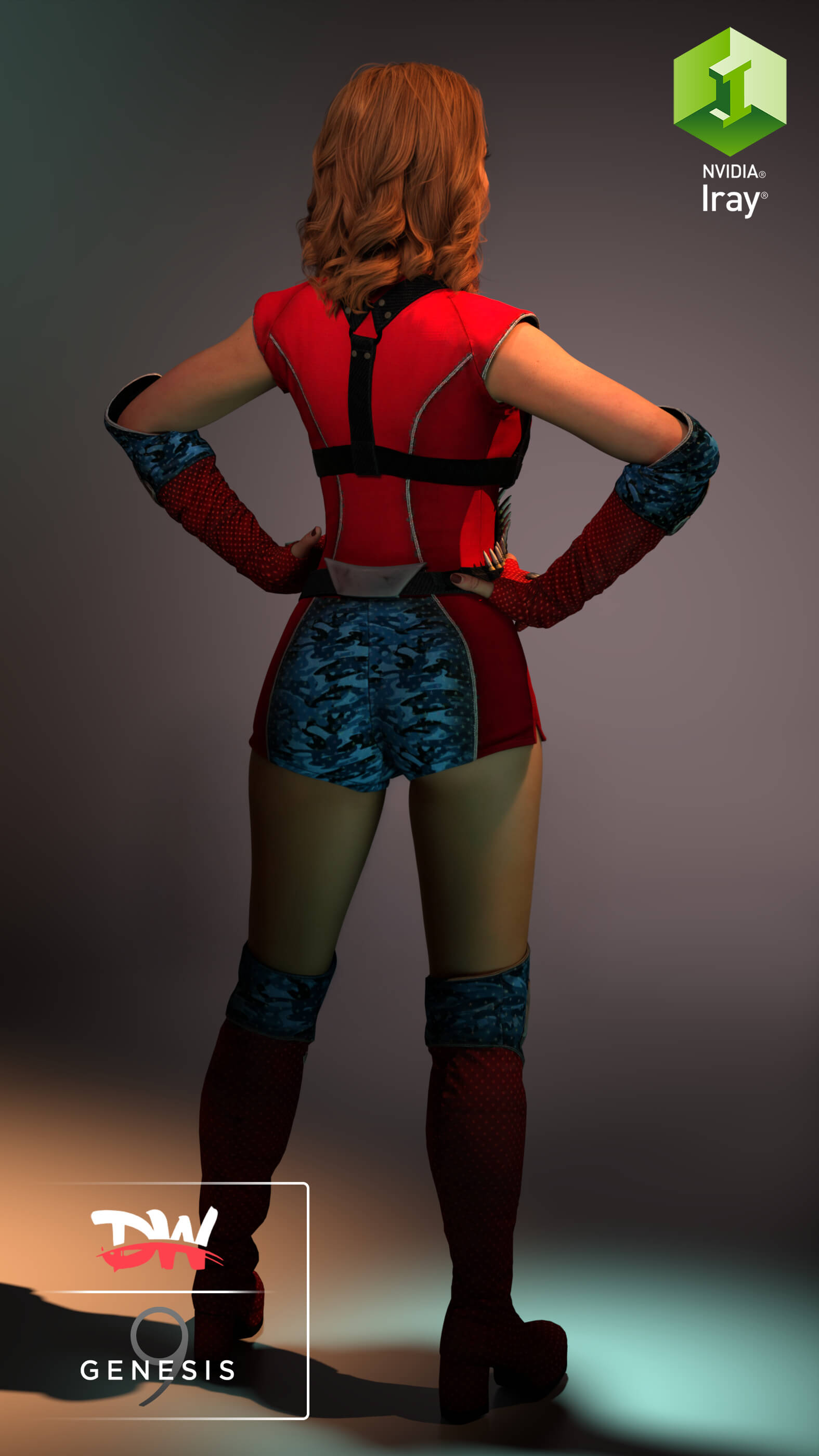 COD MW3 Firecracker DAZ Genesis 9 by DazWraps