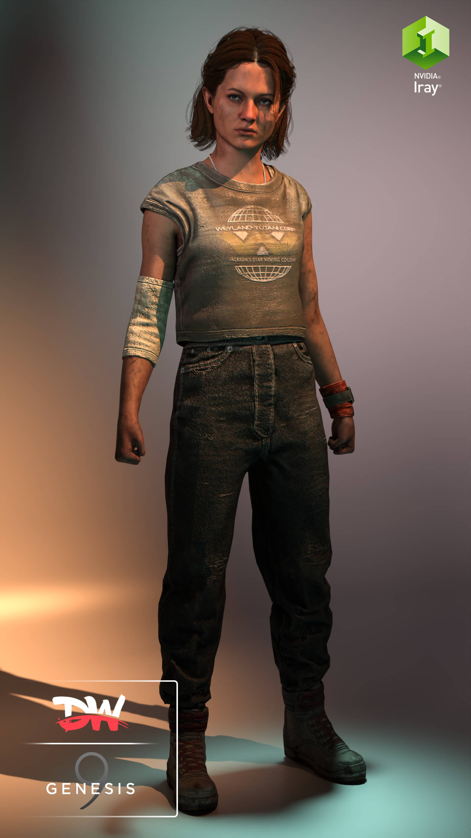 Rain Alien Romulus (Cailee S.) DAZ Genesis 9 Female by DazWraps