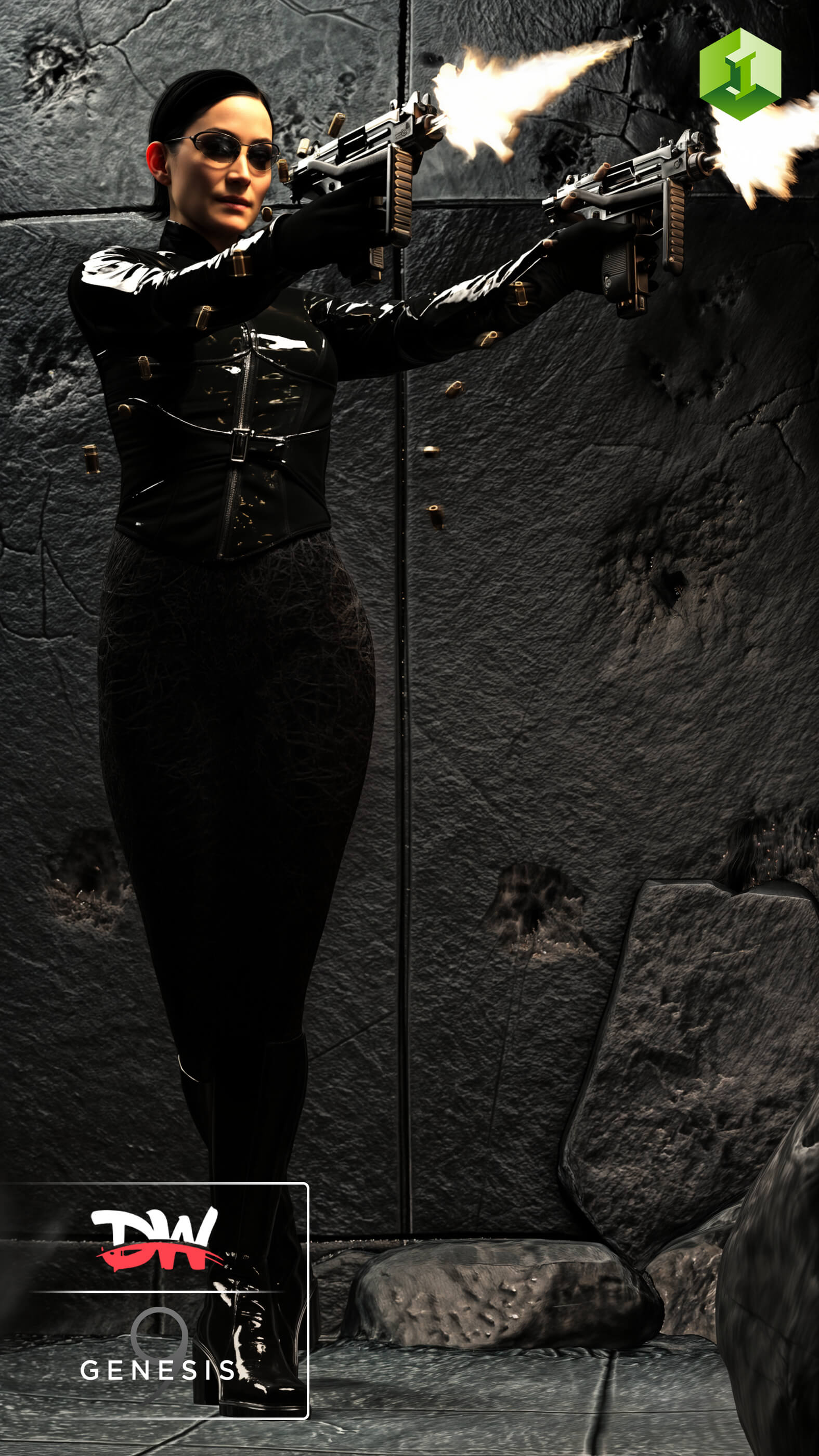 The Matrix Trinity Combo Update DAZ Genesis 9 Female by DazWraps