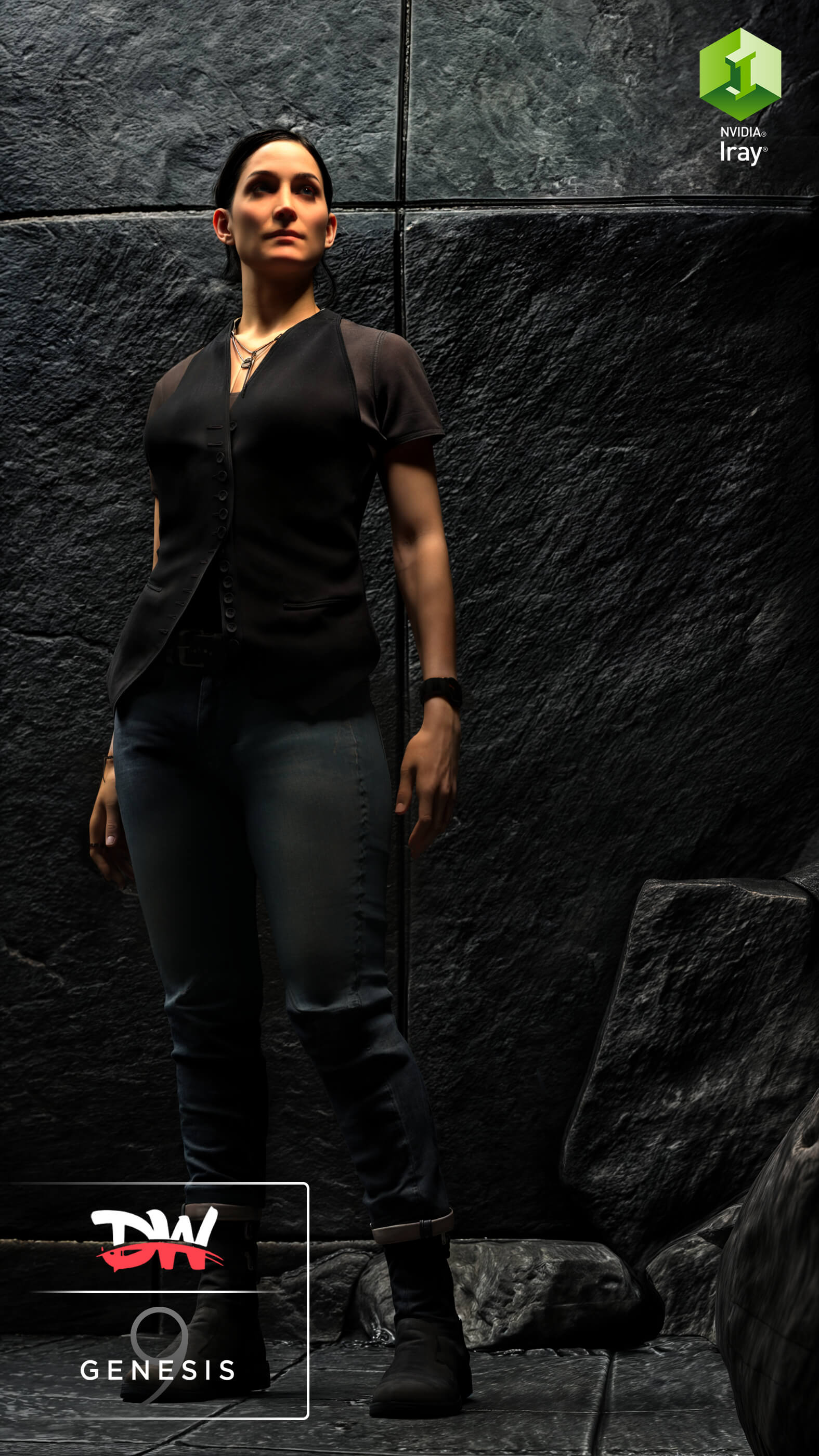 The Matrix Trinity Combo Update DAZ Genesis 9 Female by DazWraps