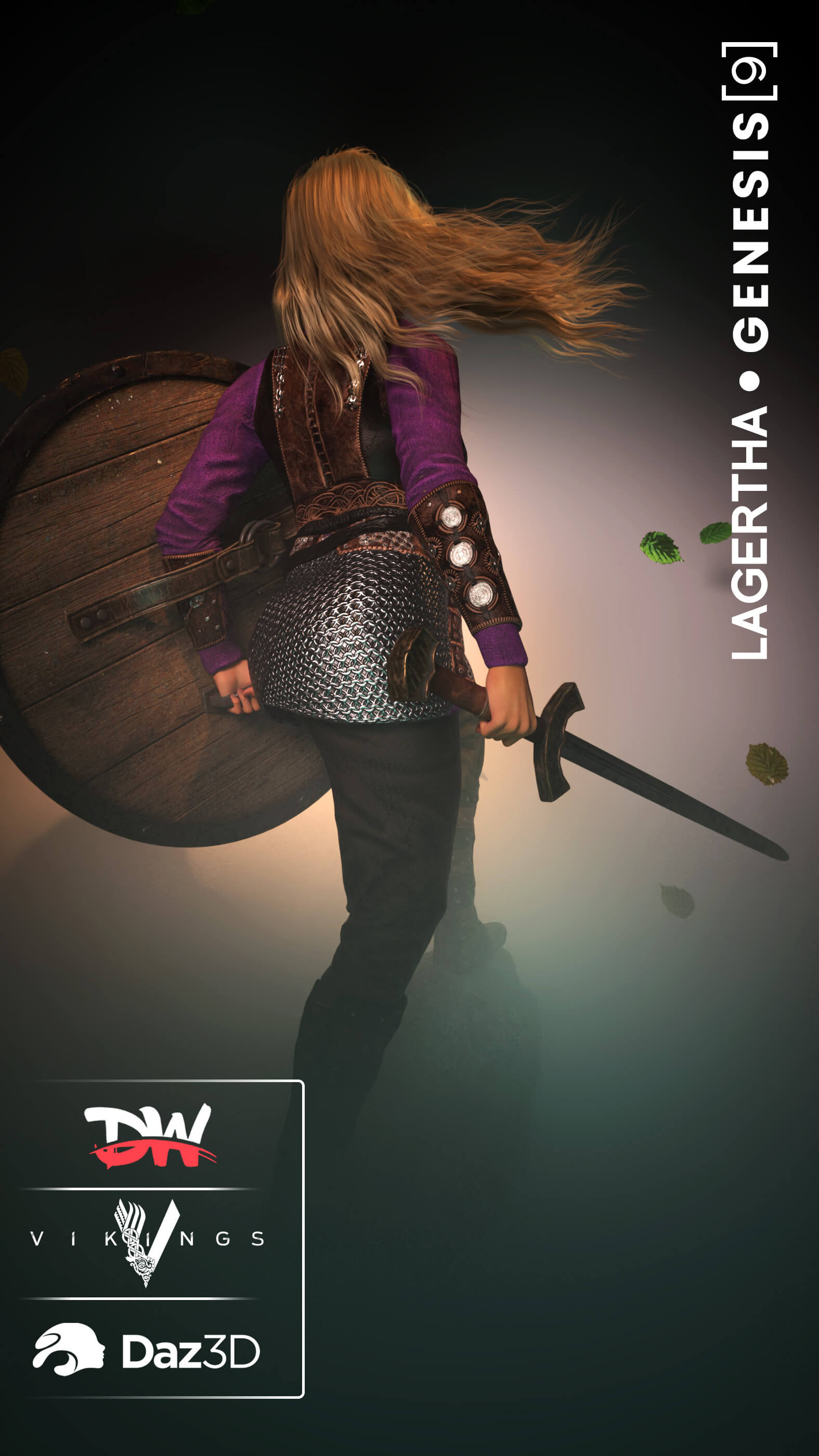 Vikings Lagertha Daz Genesis 9 Female by DazWraps