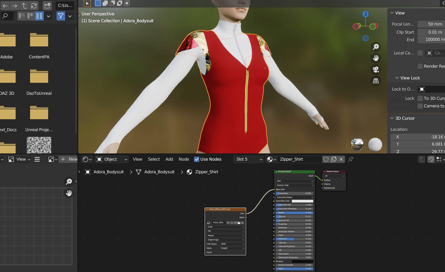 Adora Outfit DAZ day 1 3D Render | RenderHub Gallery