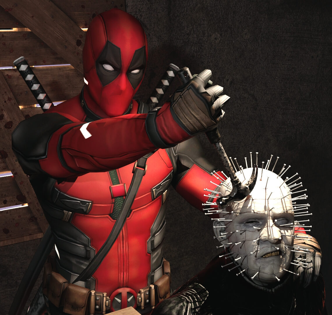 Pinhead 3D Render, Digital Art by Dazzyapp