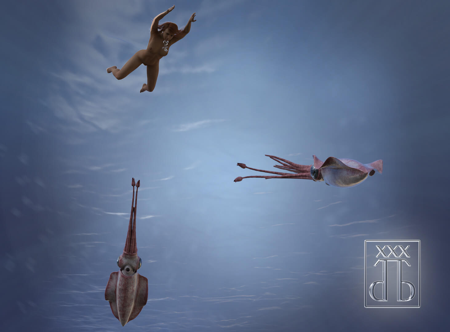 Squid Attack - Daz Content by db xxx