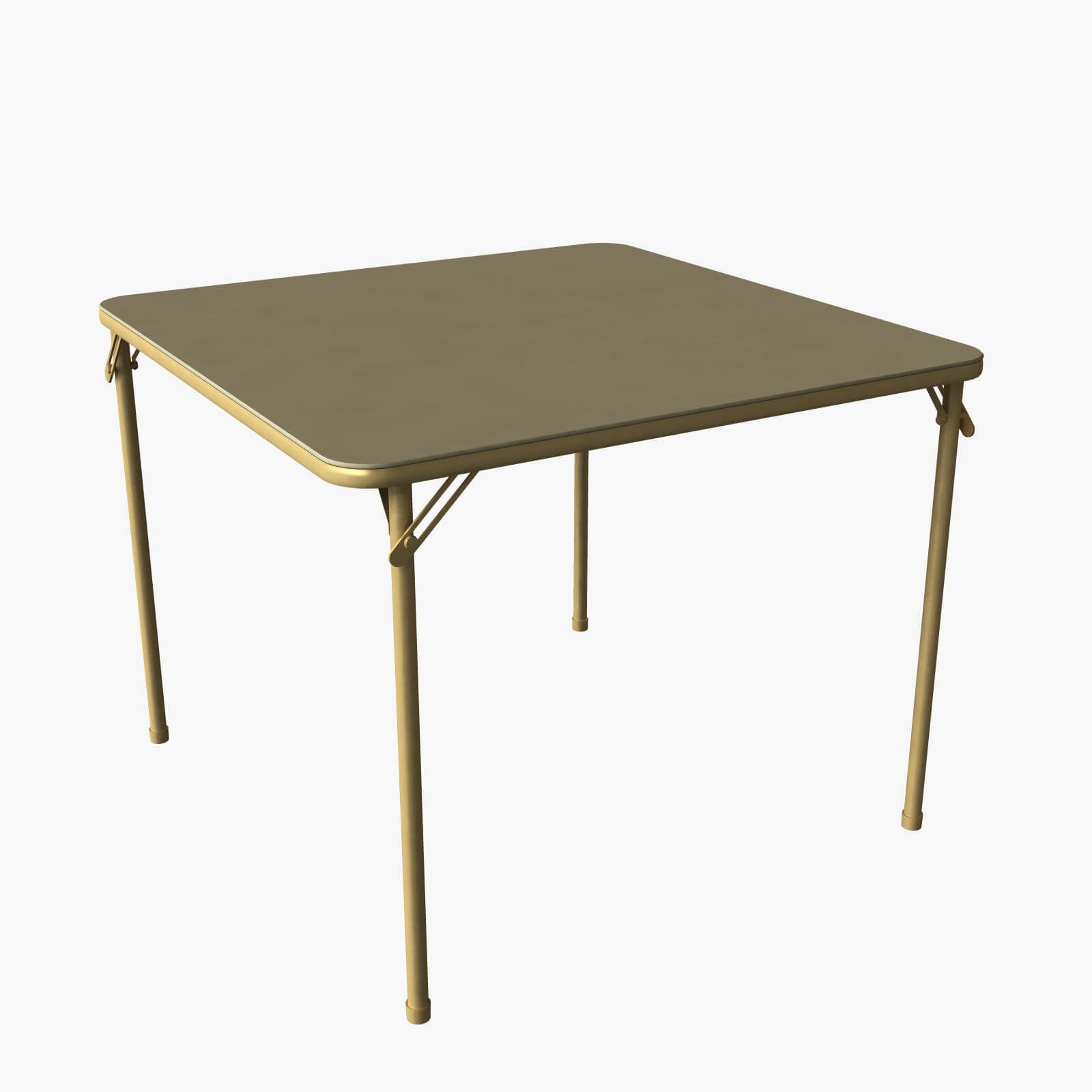 Folding Card Table - 3D Model by dcbittorf