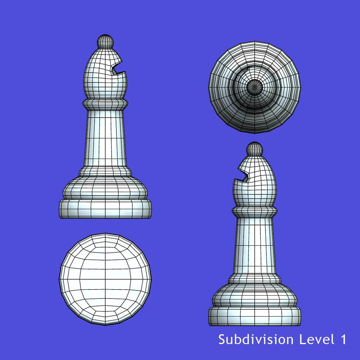 Glass Bishop Chess Piece - 3D Model by dcbittorf