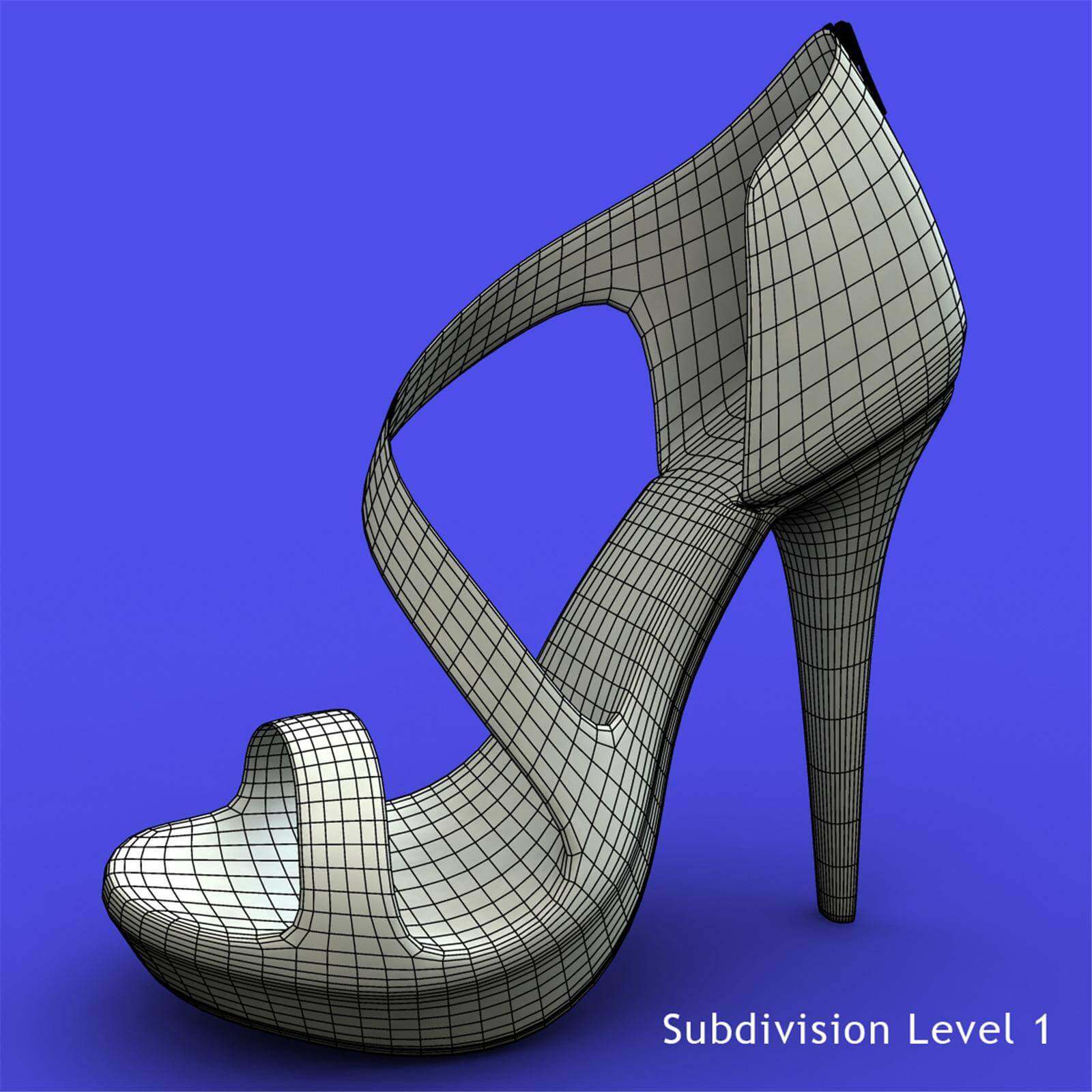 High Heel Shoes - 3D Model by dcbittorf