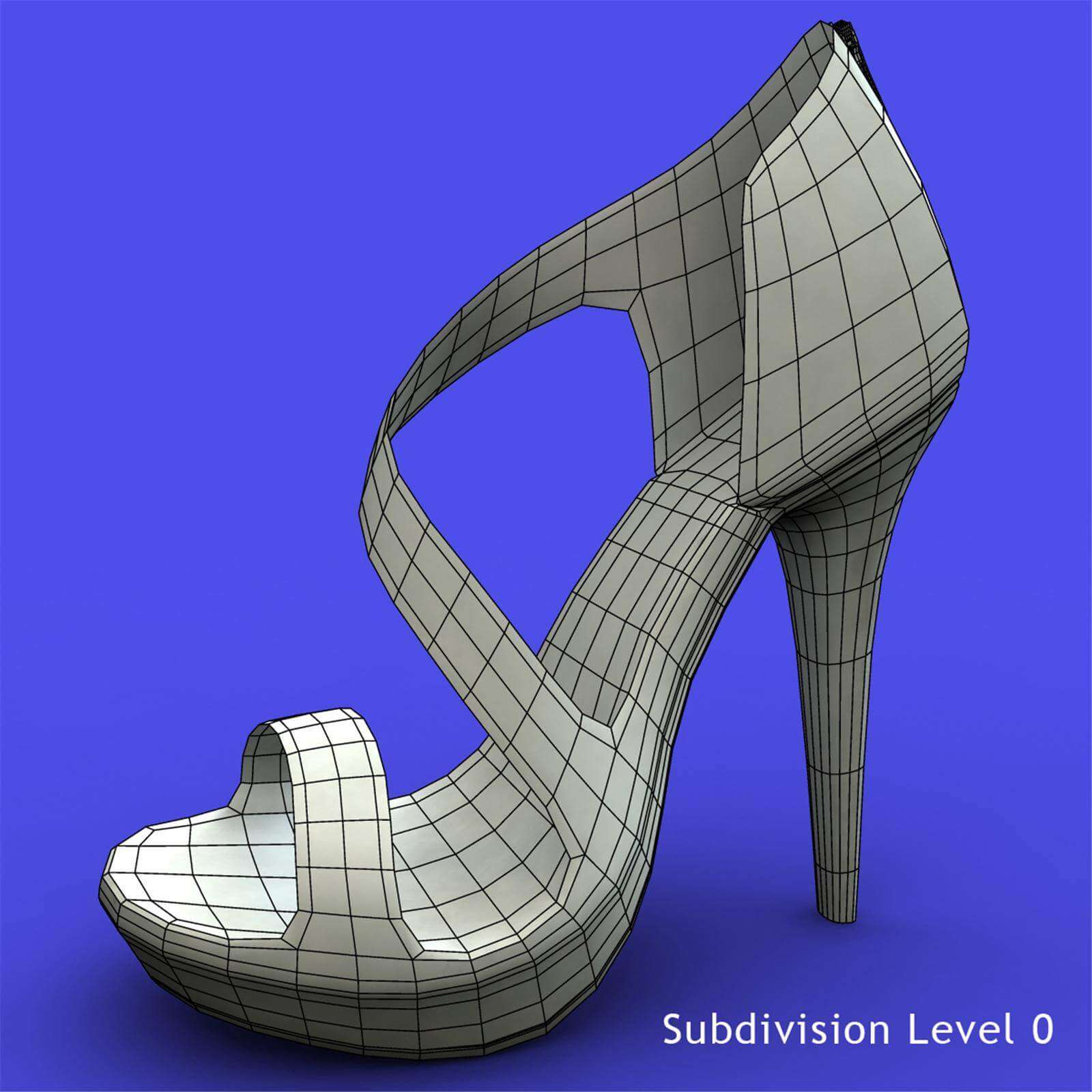 High Heel Shoes - 3D Model by dcbittorf
