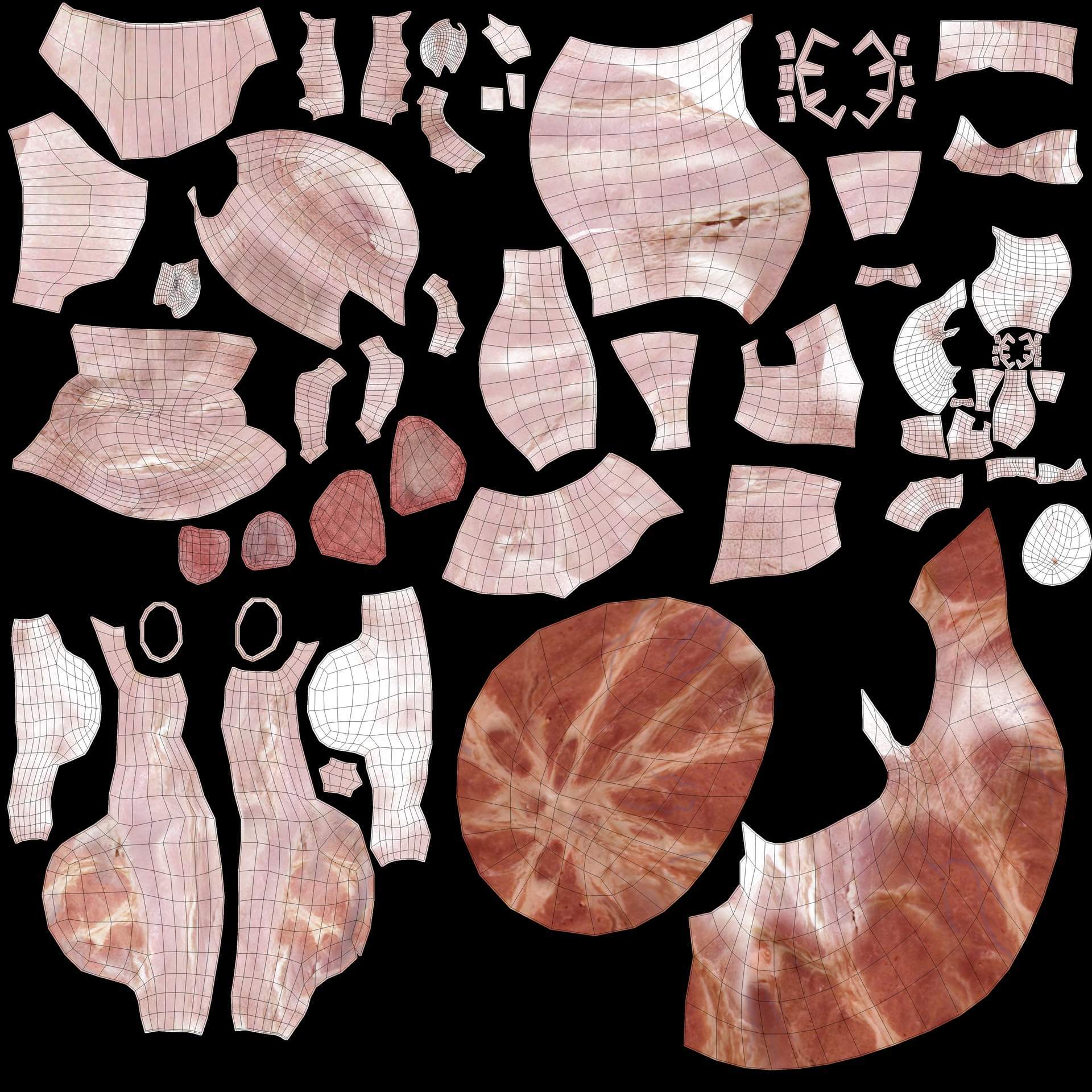 Human Skeleton with Organs - 3D Model by dcbittorf