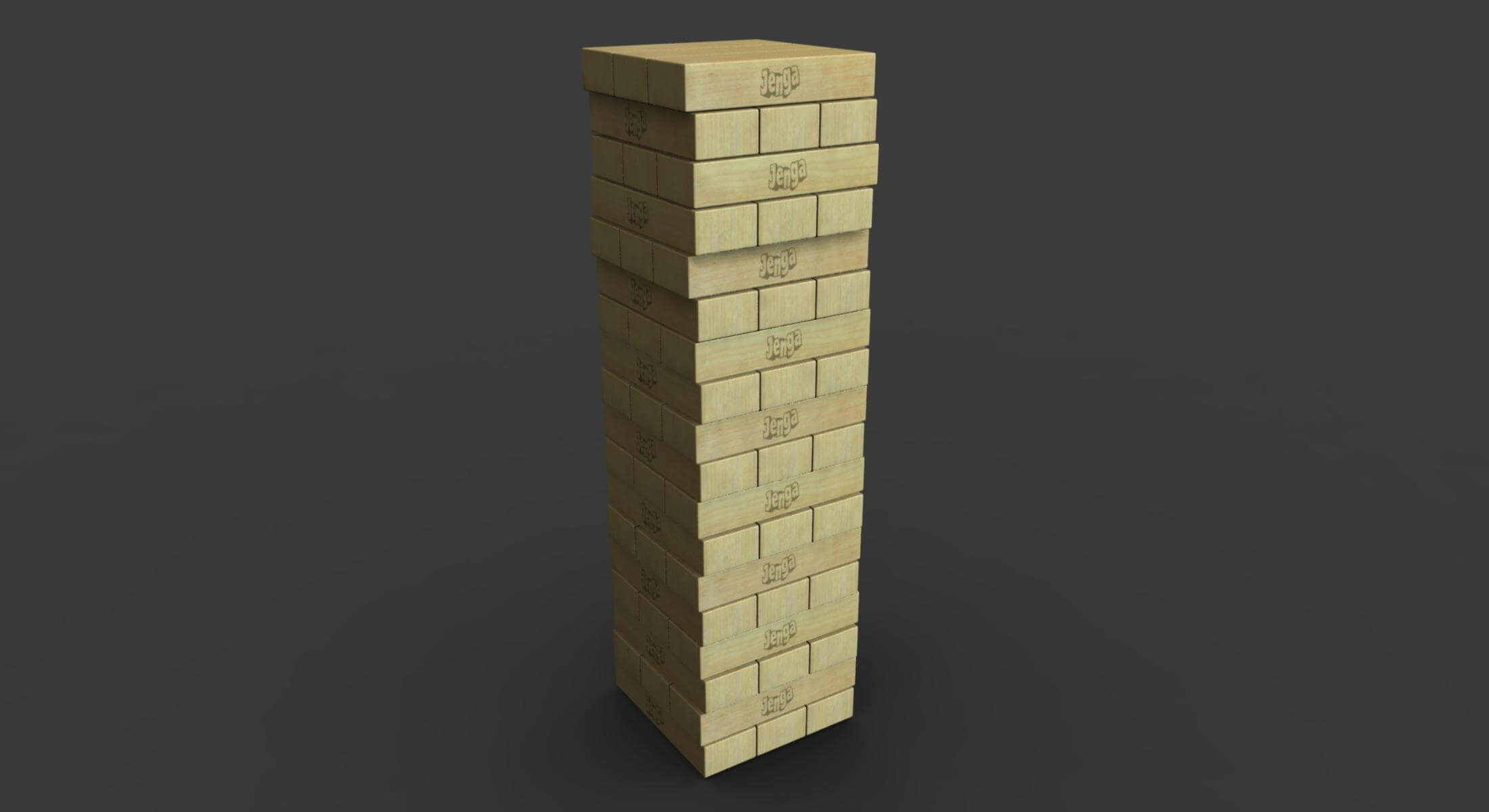 Jenga - 3D Model by dcbittorf