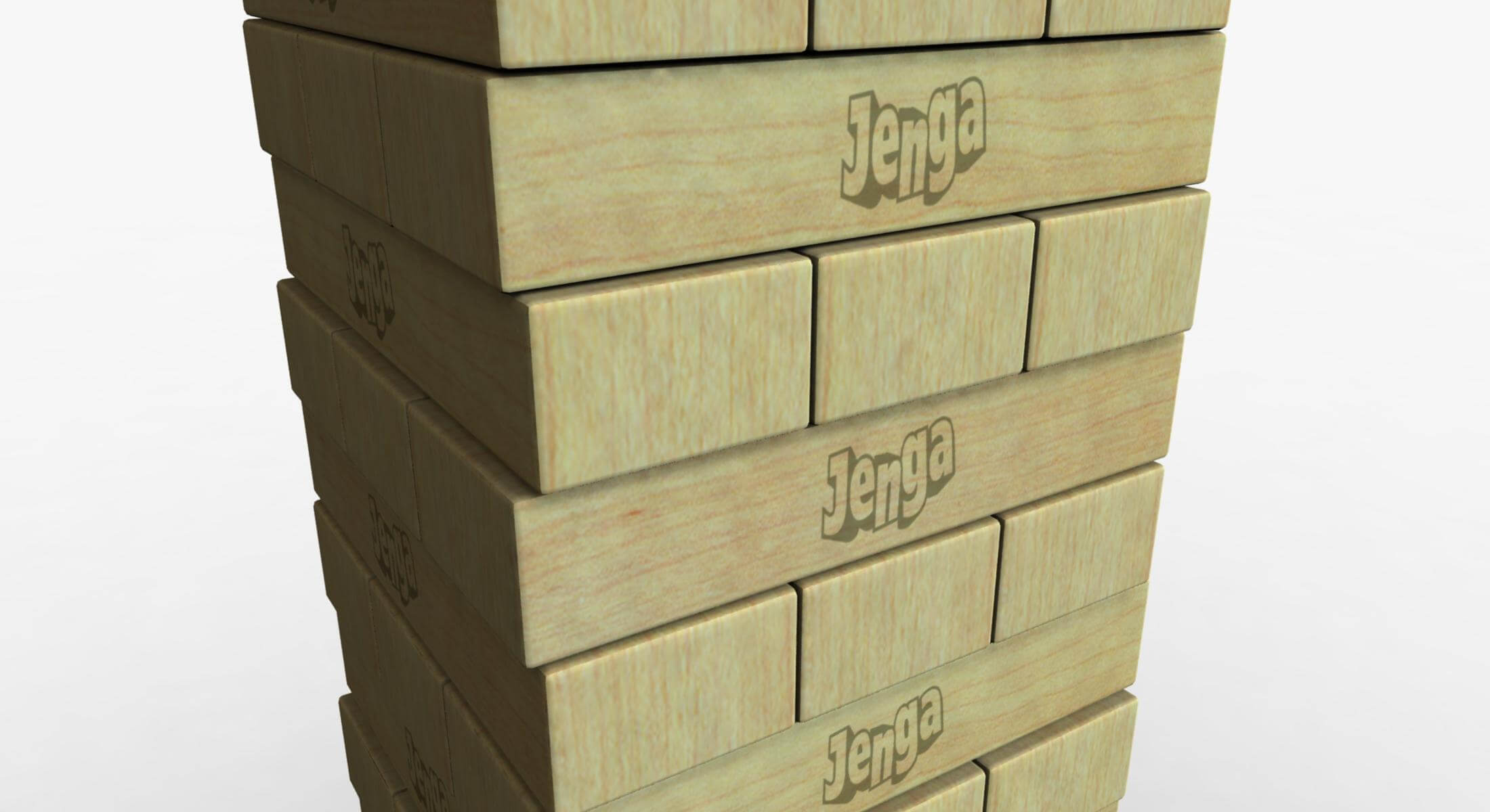 Jenga - 3D Model by dcbittorf