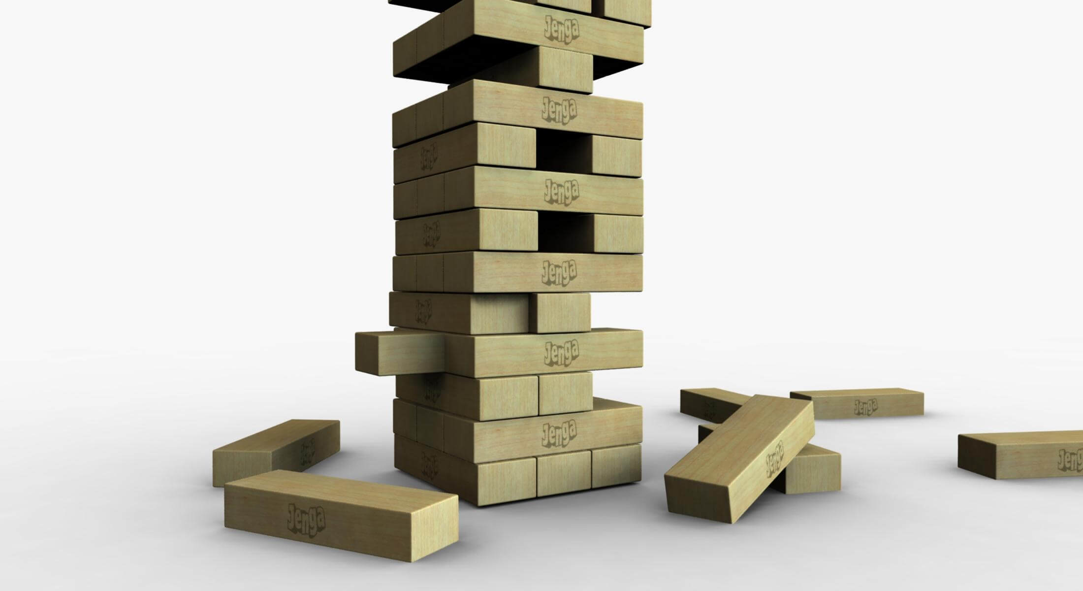 Jenga - 3D Model by dcbittorf
