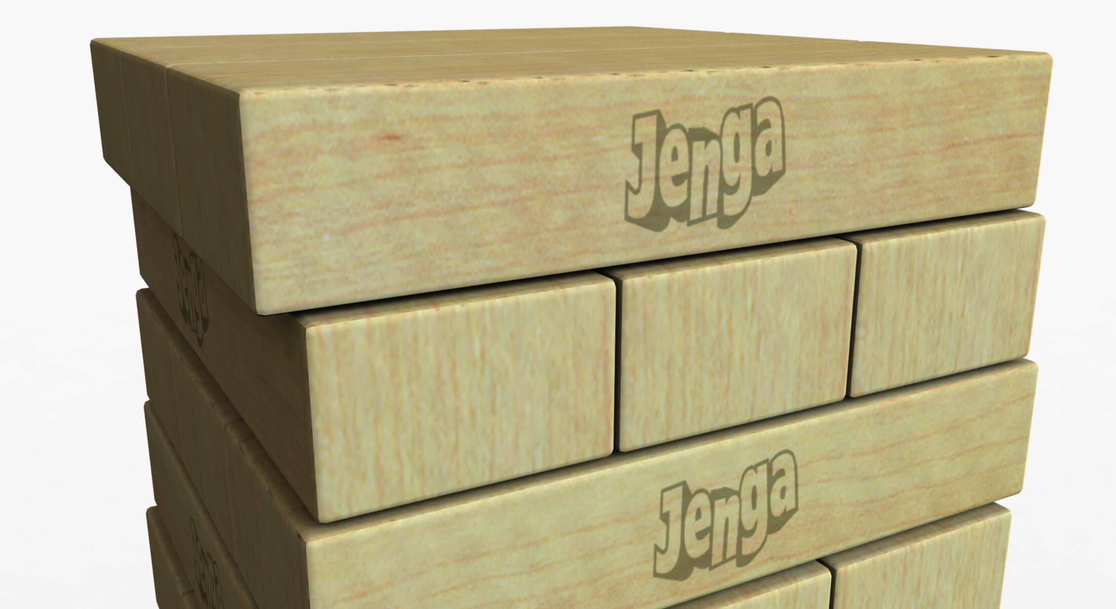 Jenga - 3D Model by dcbittorf