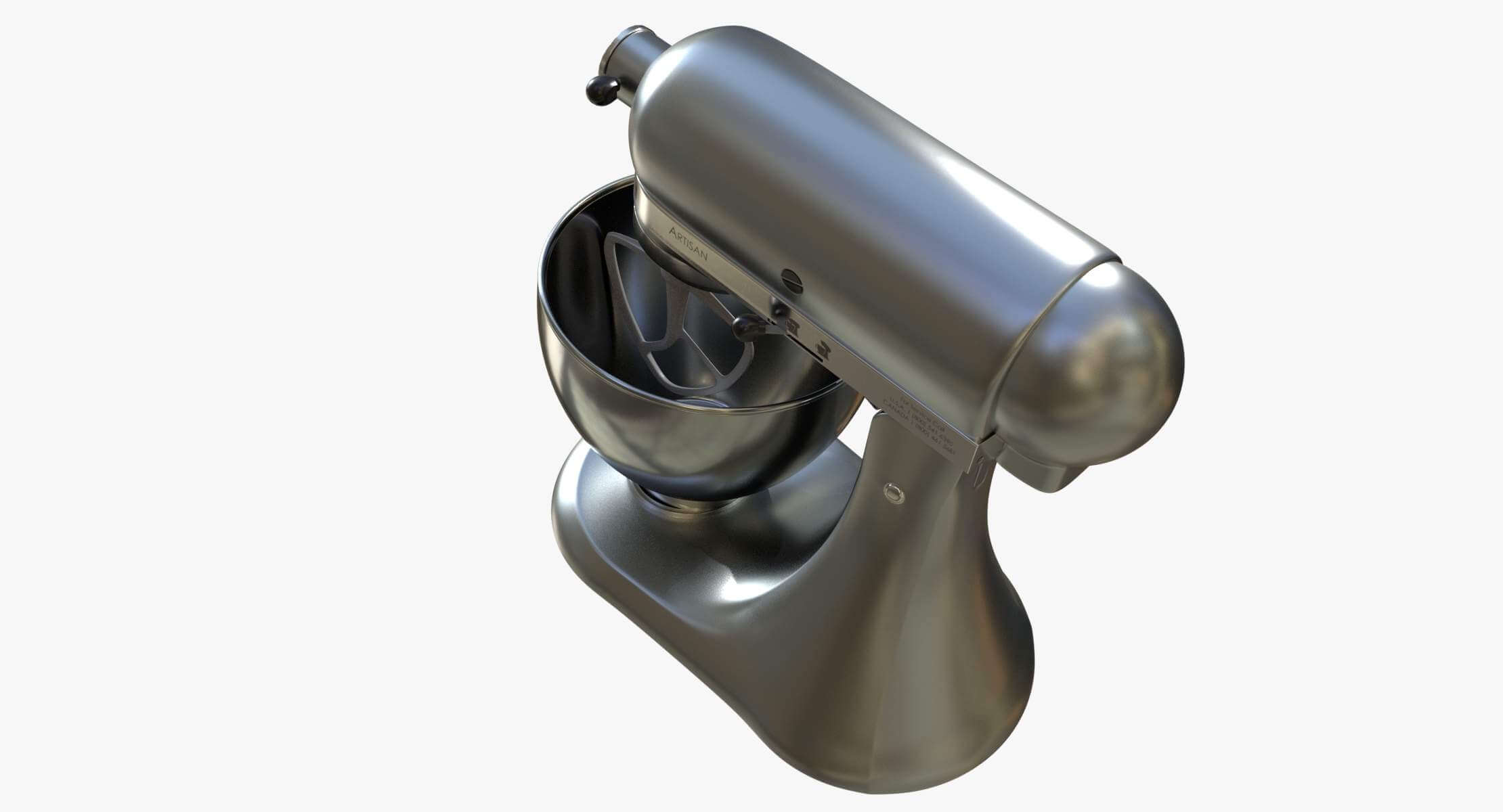 KitchenAid Mixer - 3D Model by dcbittorf