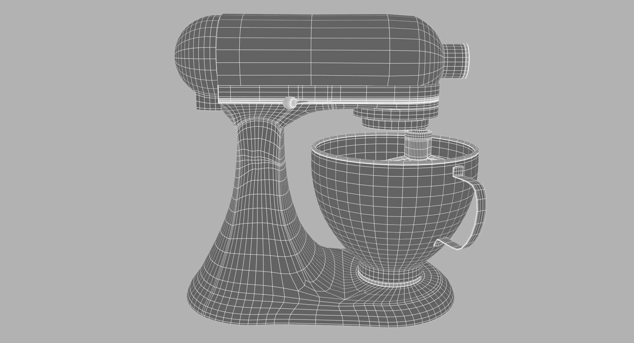 KitchenAid Mixer - 3D Model by dcbittorf