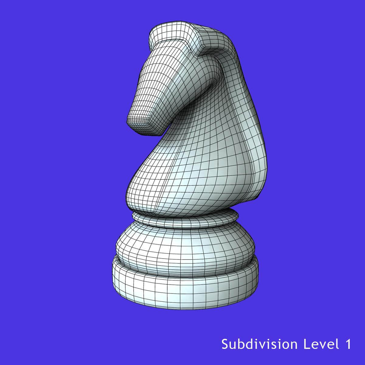 Knight Chess Piece - 3D Model by dcbittorf